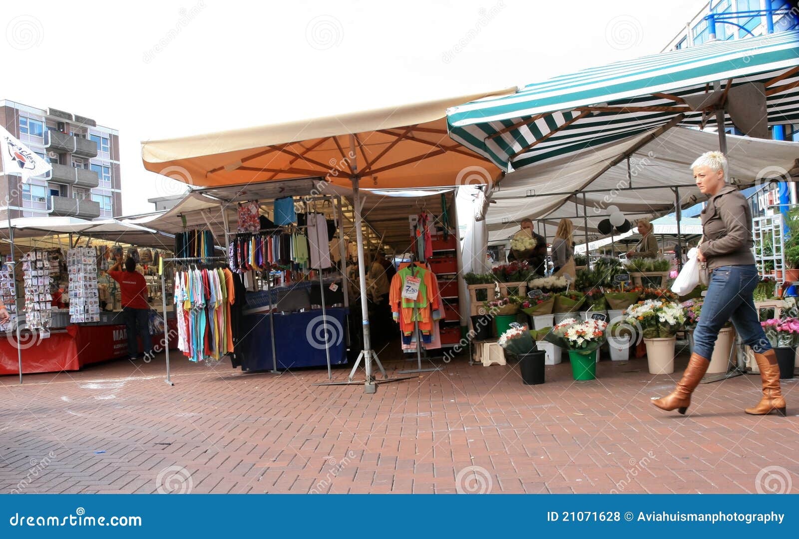 Saturday Market in the Netherlands Editorial Stock Photo - Image of ...
