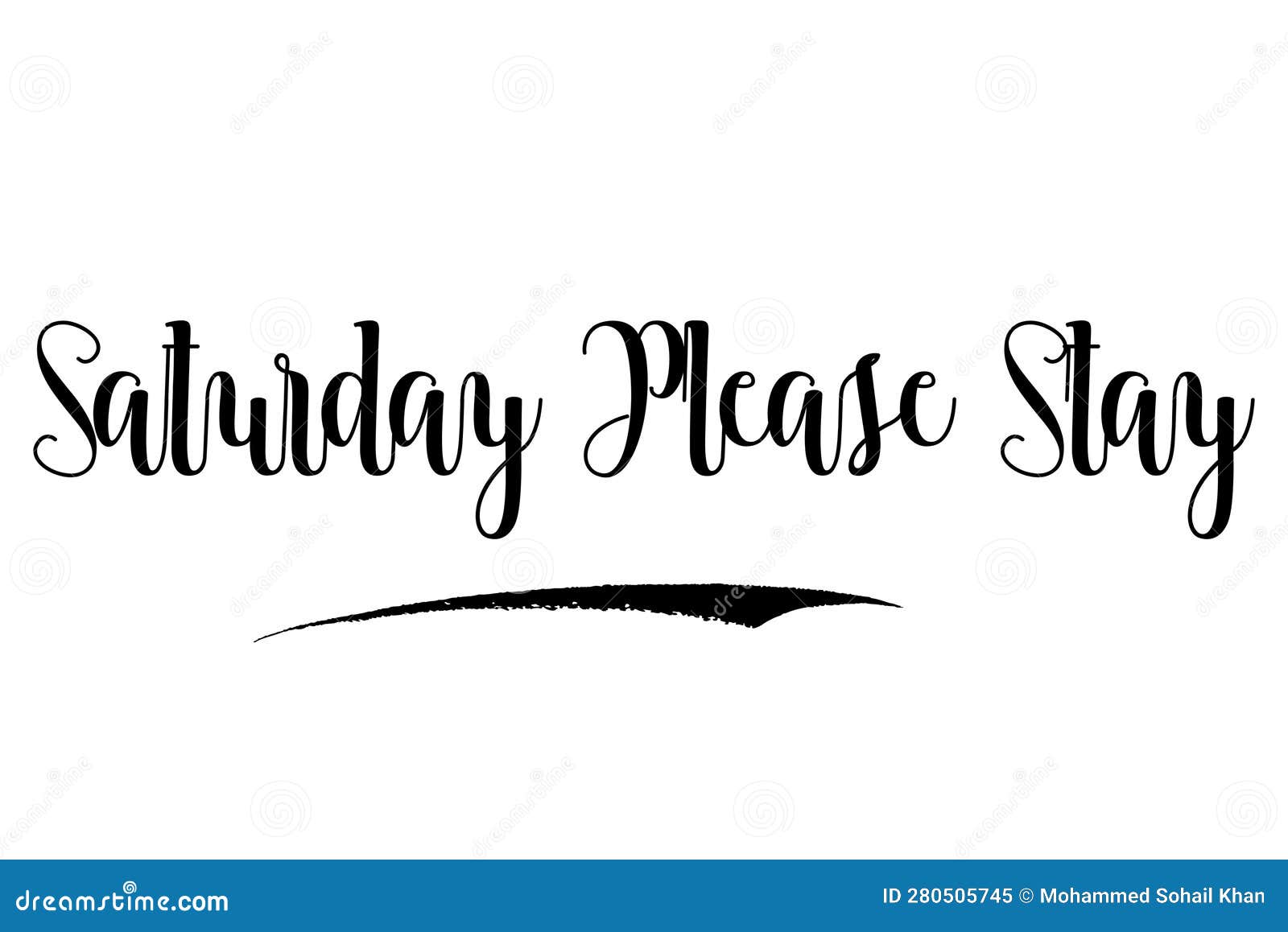 Saturday Please Stay Elegant Typography Lettering Text Vector Design ...