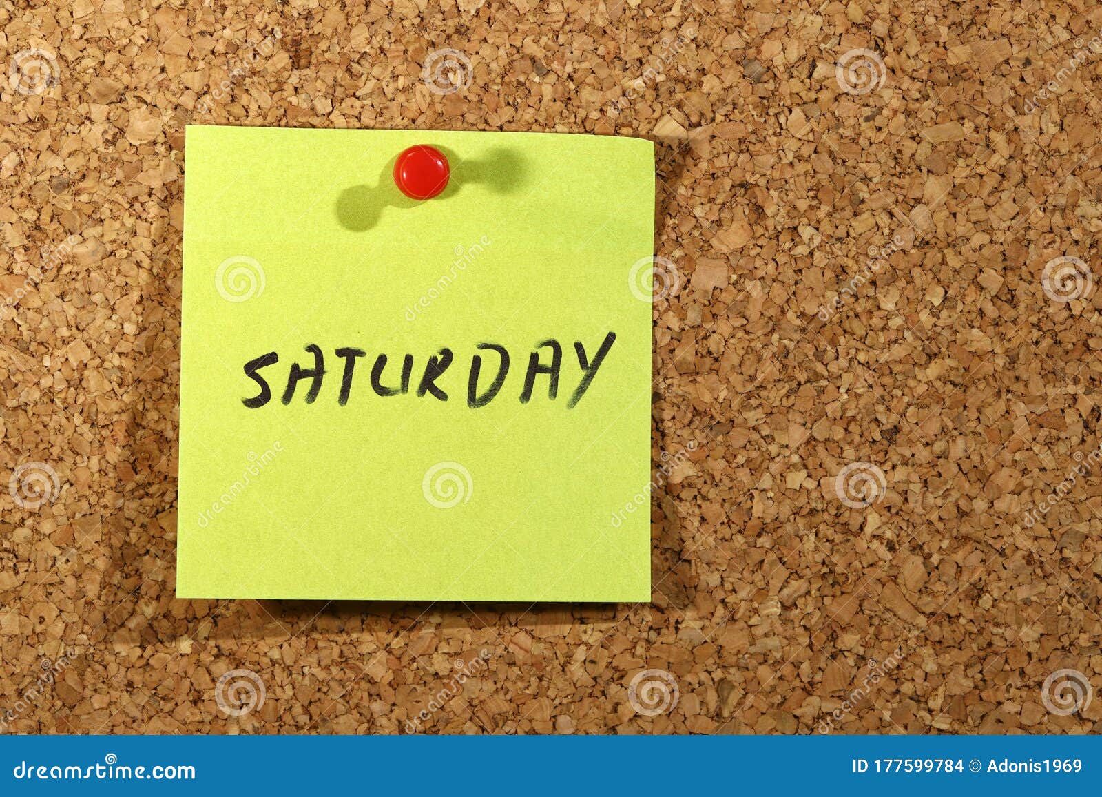 Saturday post it stock photo. Image of agenda, technology - 177599784