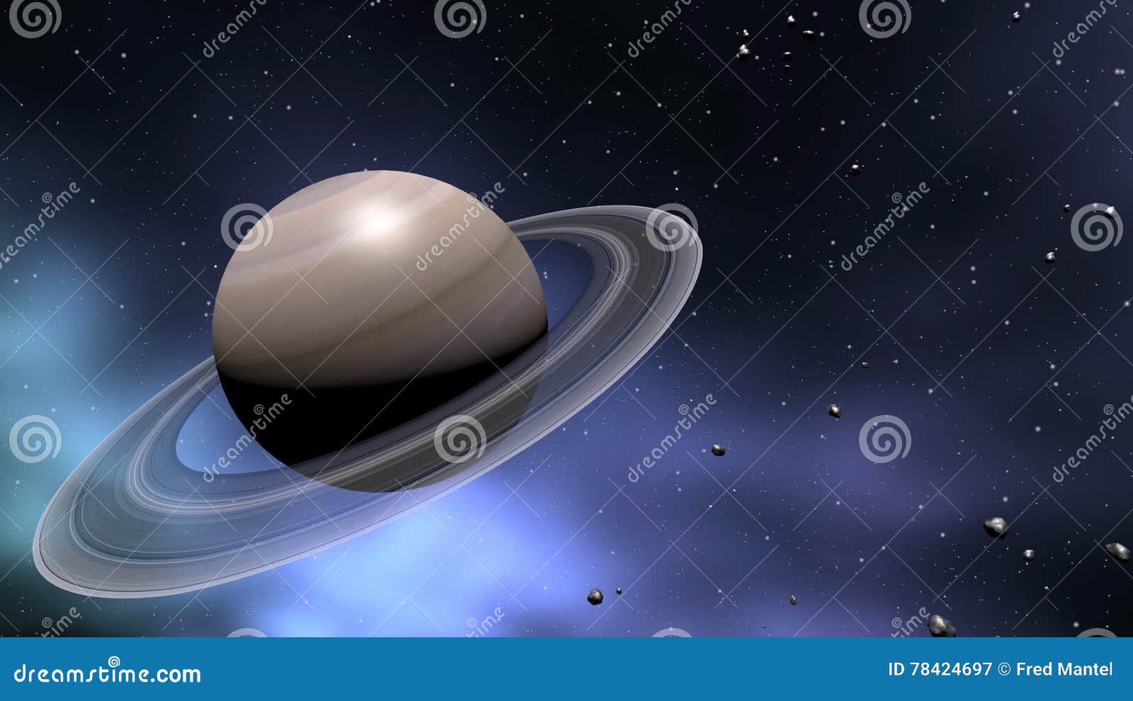 Saturn and Comets Alligned in Space Stock Video - Video of mystic ...