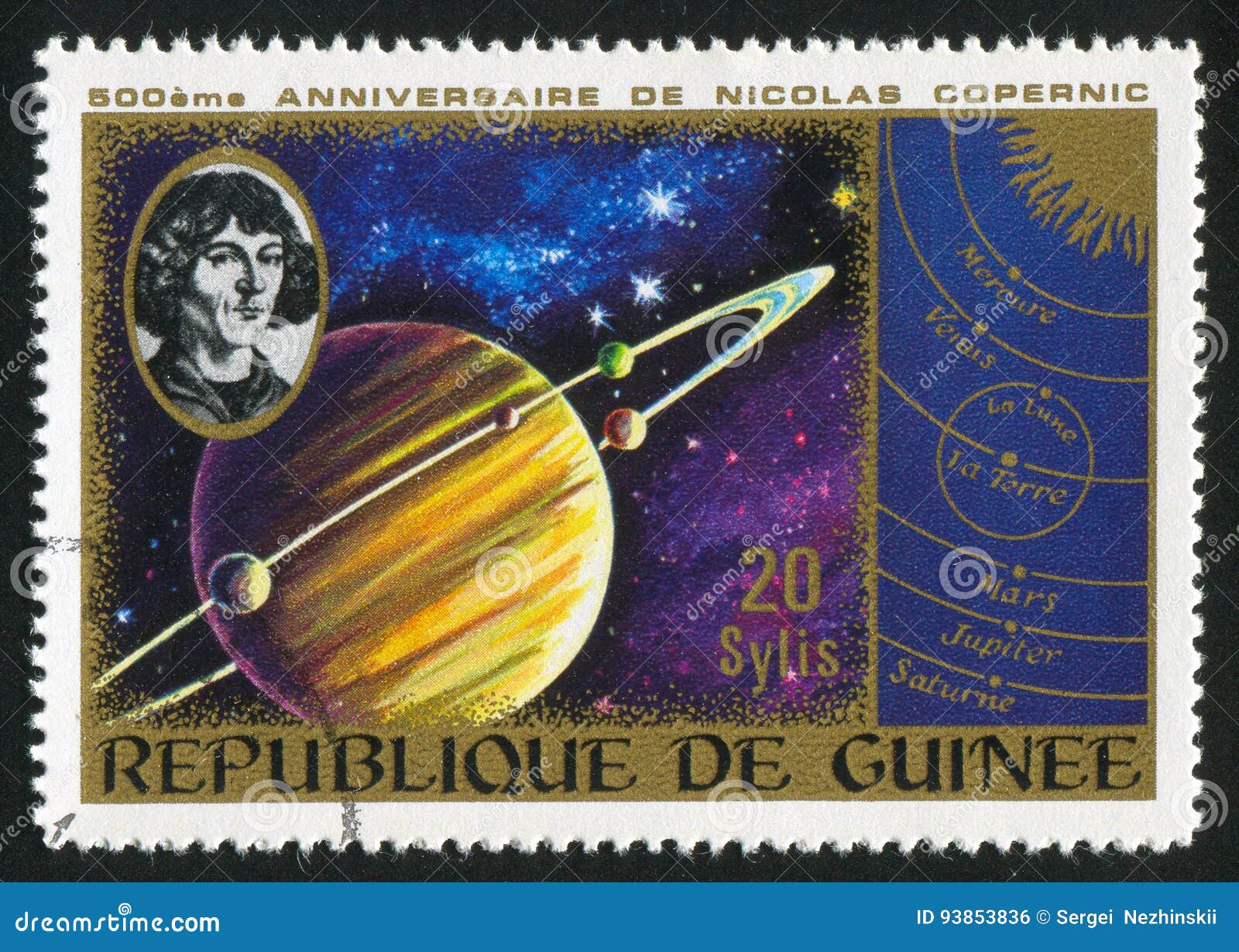 Saturn editorial photo. Image of 1973, postage, ancient - 93853836