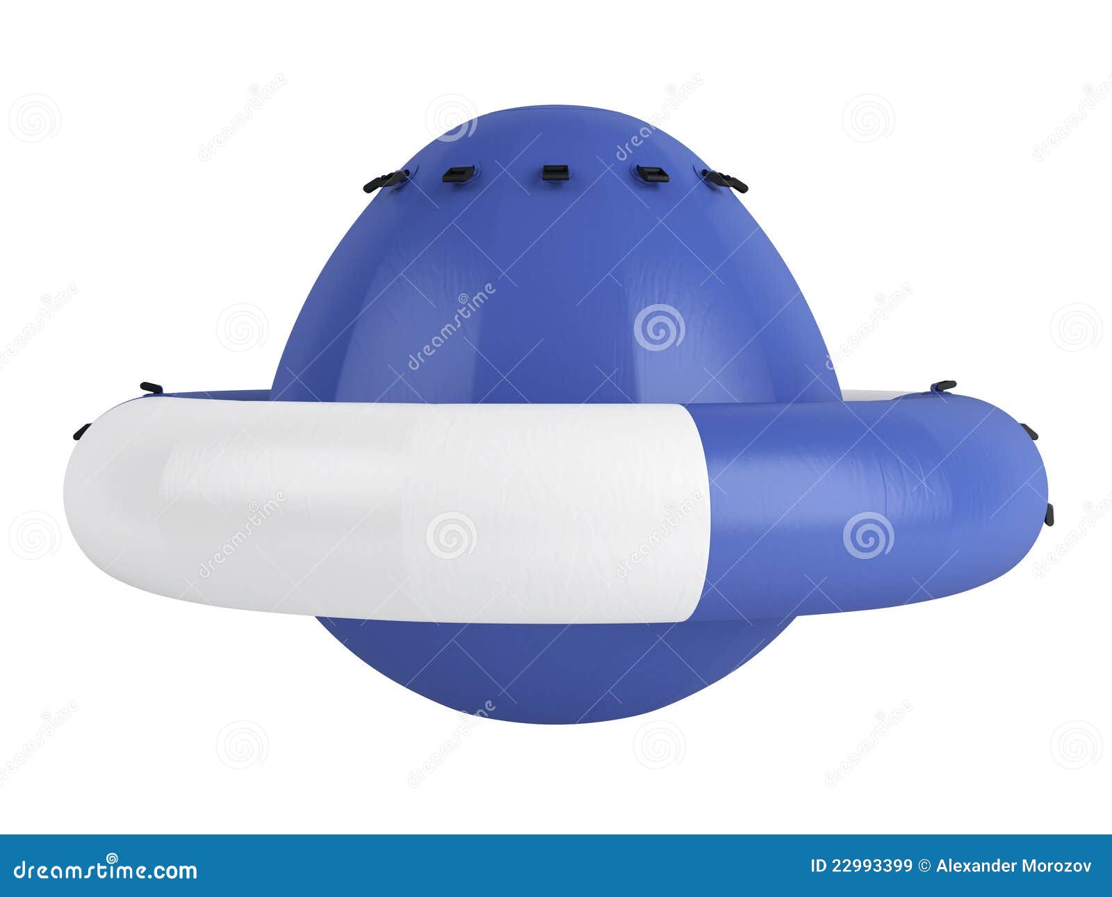 Inflatable Water Ring For Swimming In Summer Pool And Sea. Childish ...