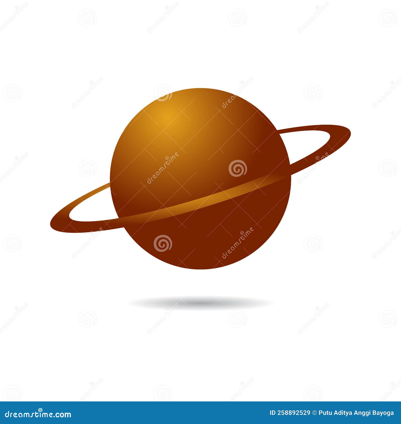 Saturn logo template stock vector. Illustration of identity - 258892529