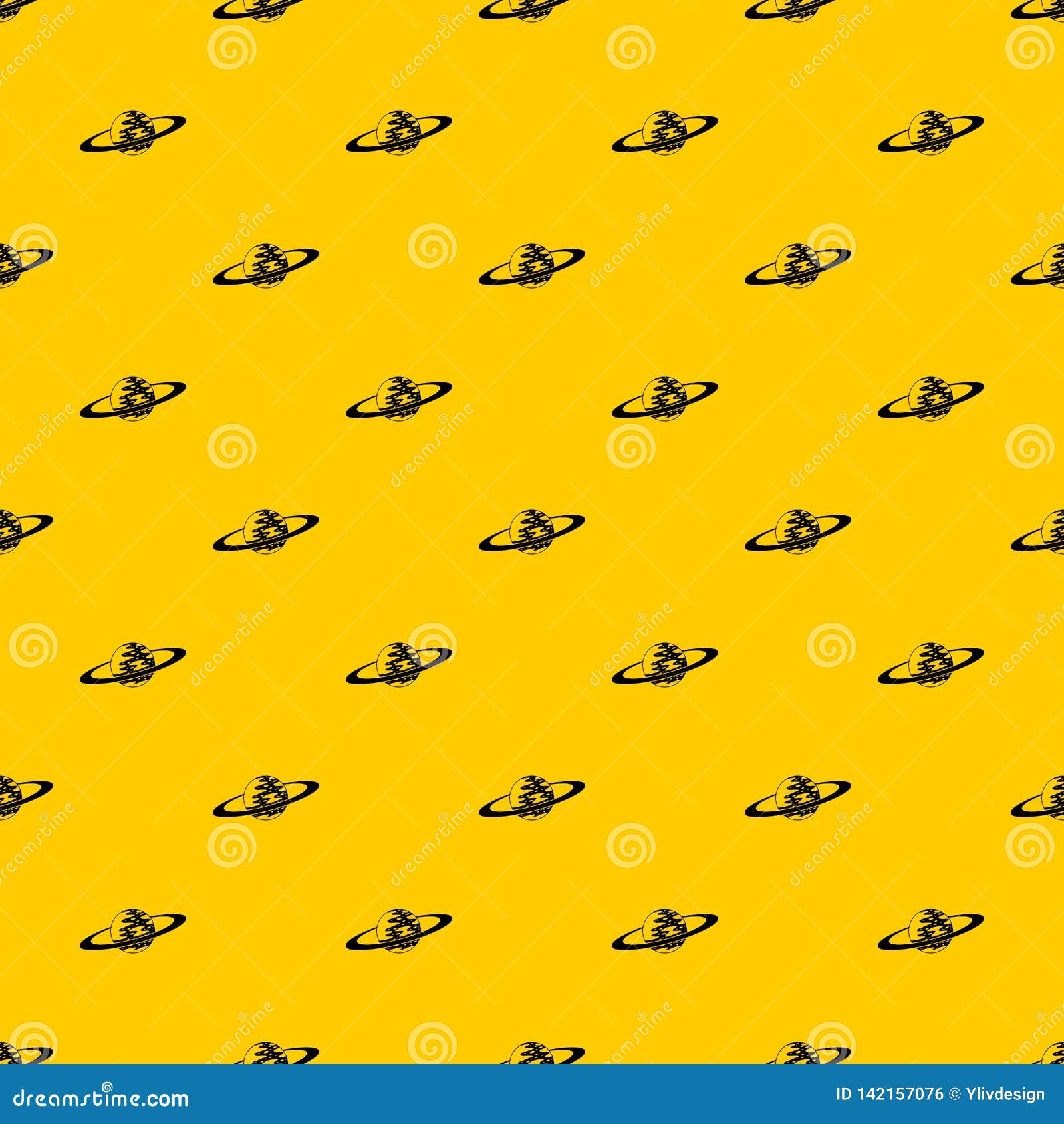 Saturn pattern vector stock vector. Illustration of cosmos - 142157076