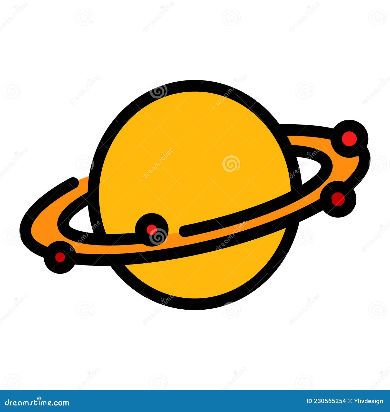 Saturn Planet Icon Color Outline Vector Stock Vector - Illustration of ... Saturn Planet Icon Color Outline Vector Stock Vector - Illustration of ...