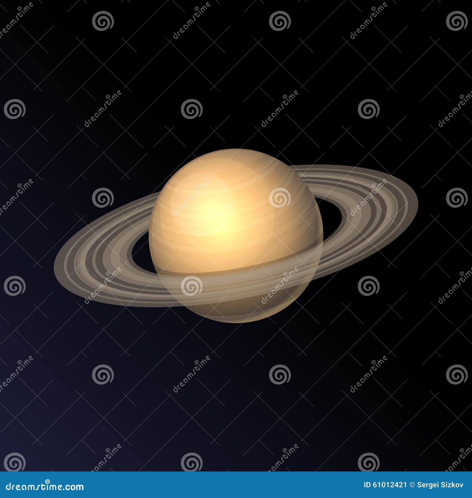 The Saturn Planet Design, Vector Illustrations Of The Of The Saturn ...