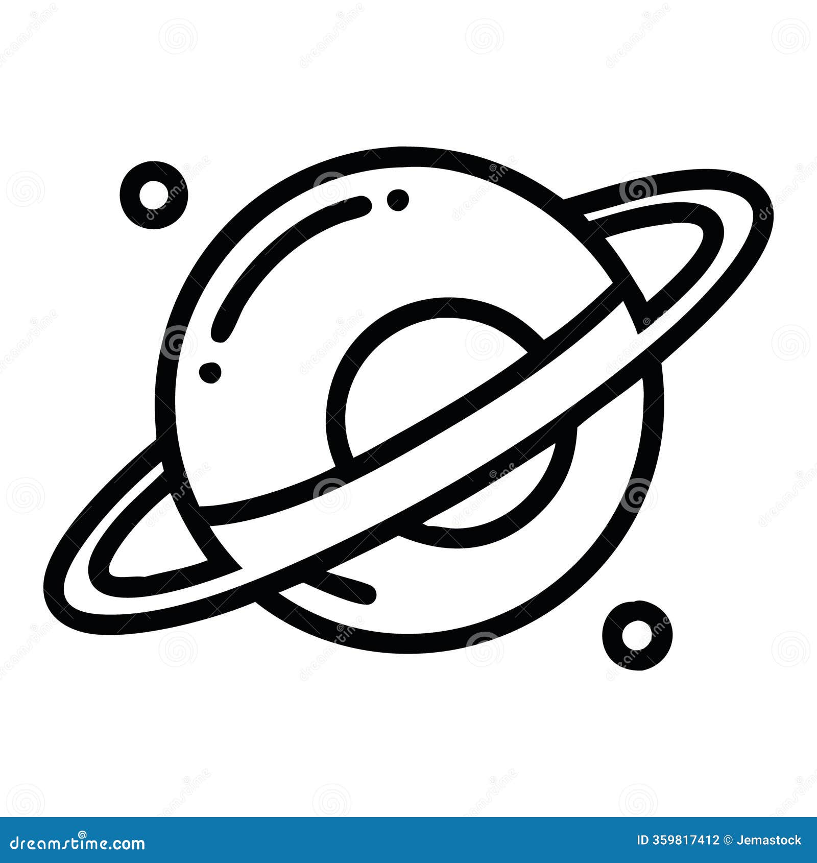 Planet With Rings. Formation And Creation Of New Worlds. Exoplanets ...