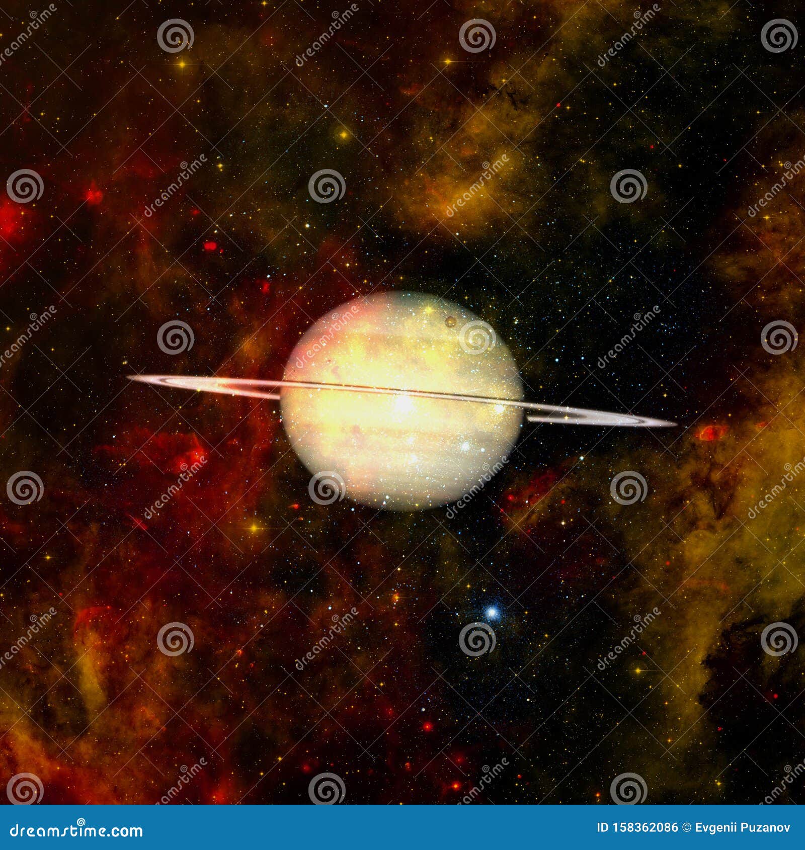 Saturn - Planet of the Solar System. Elements of this Image Furnished ...