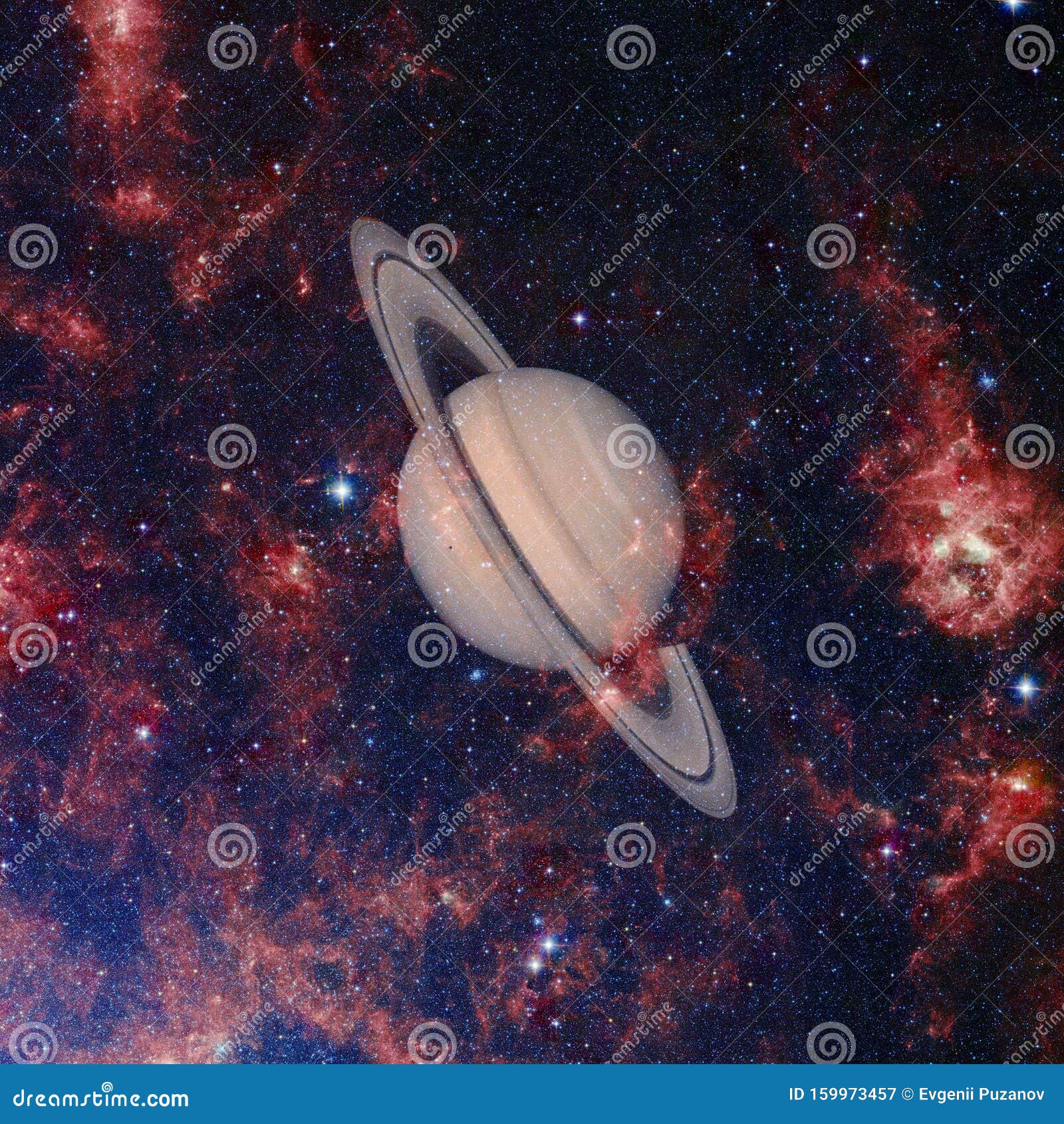 Saturn - Planet of the Solar System. Elements of this Image Furnished ...