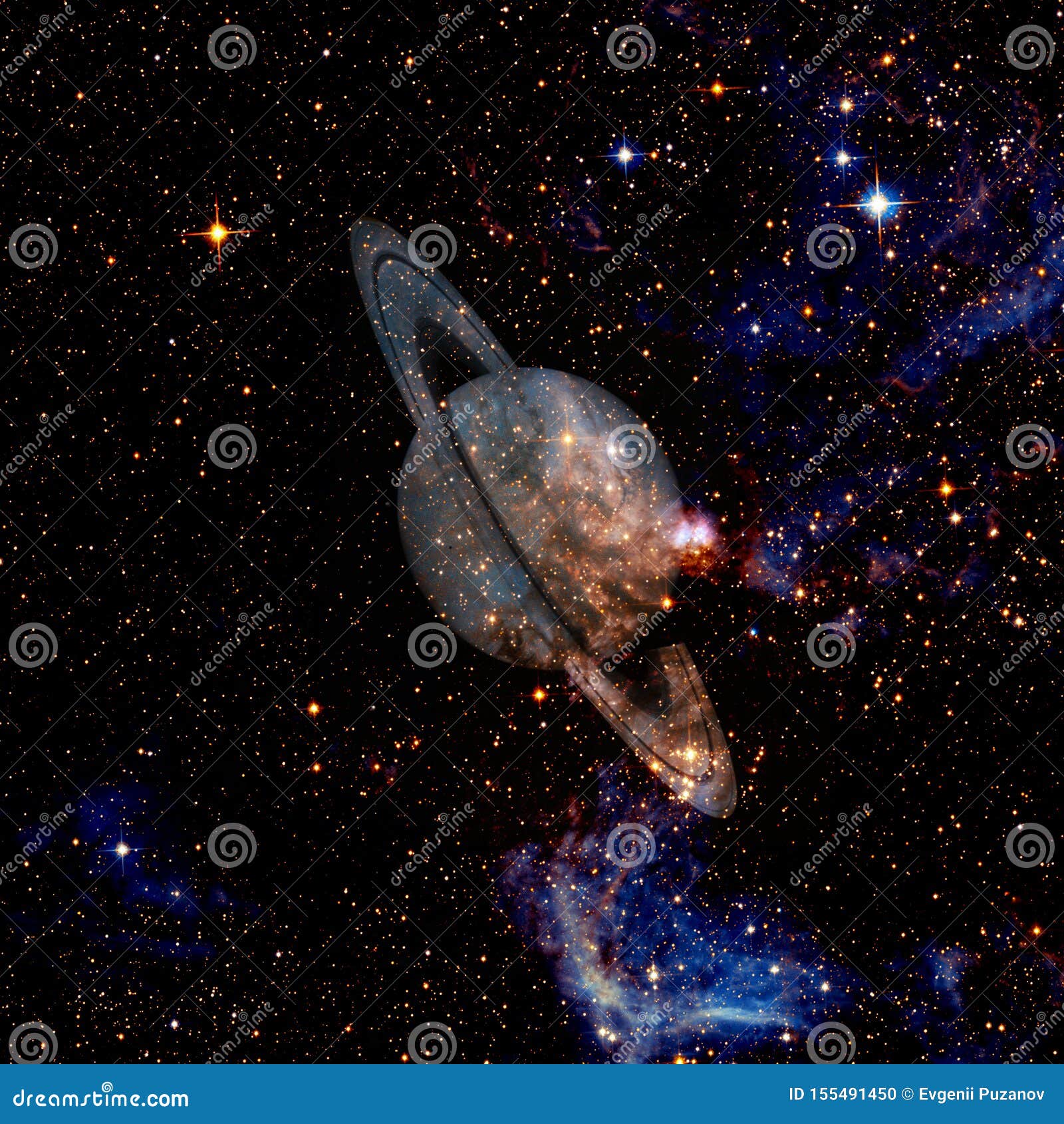 Saturn - Planet of the Solar System. Elements of this Image Furnished ...