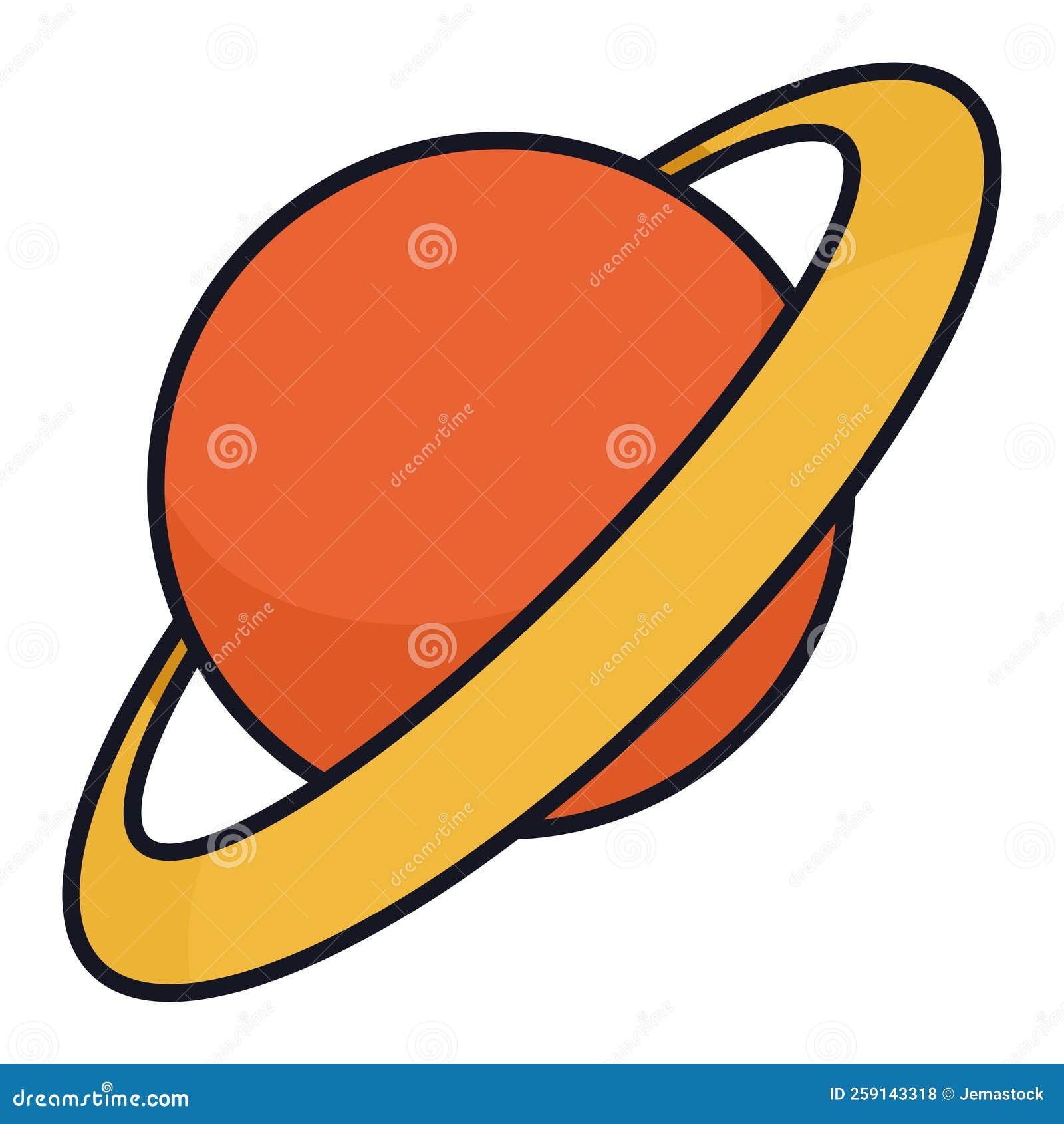Saturn retro pop art stock vector. Illustration of retro - 259143318