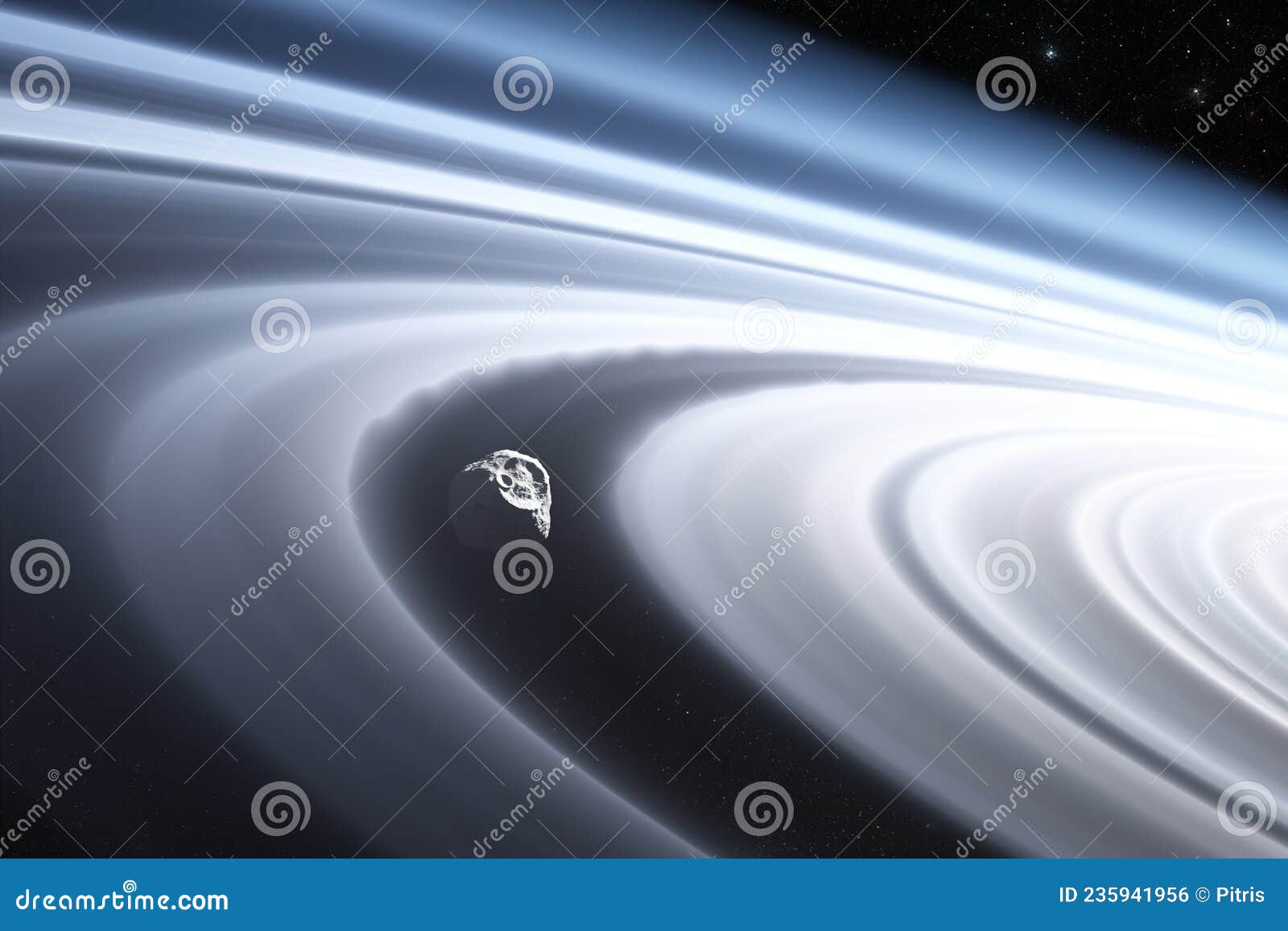 Saturnâ€™s Planetary Ring System.the Gravitational Pull of Moons and ...