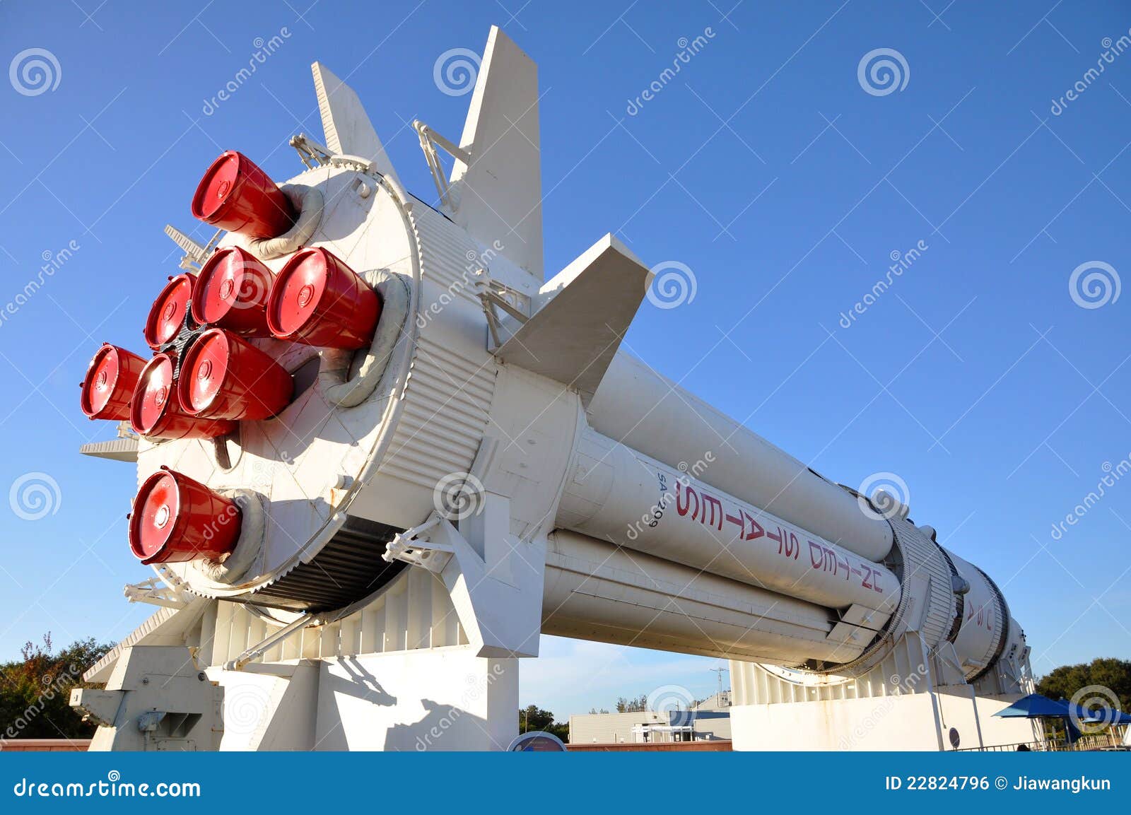 Saturn V Rocket Model in Kennedy Space Center Editorial Photo - Image ...