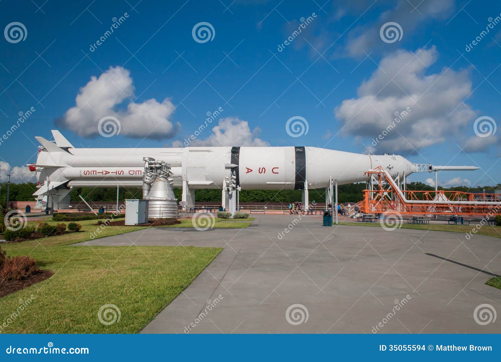 Saturn V Rocket NASA editorial stock image. Image of kennedy - 35055594