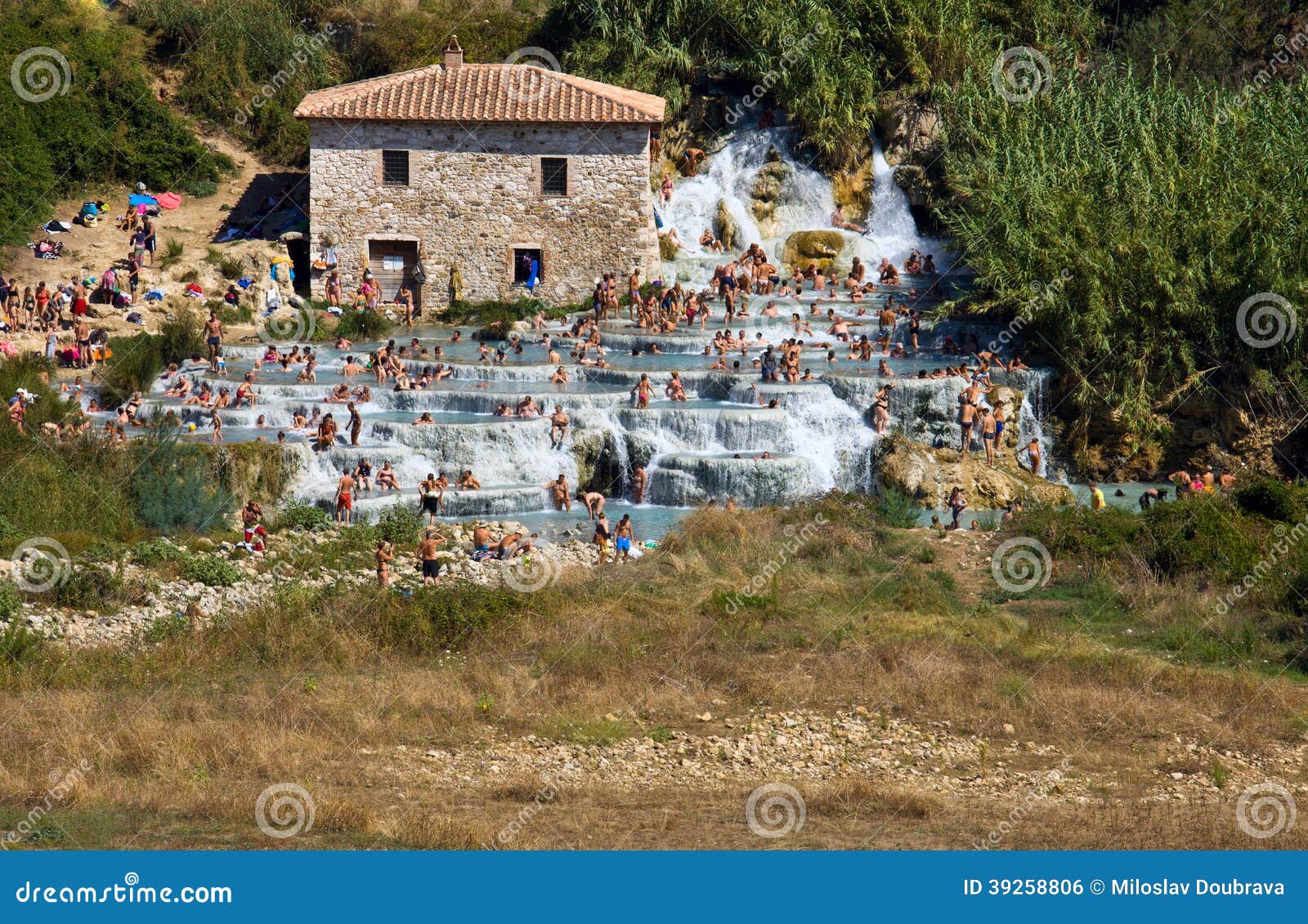 Saturnia Thermal Springs, Tuscany Editorial Photo - Image of italy ...