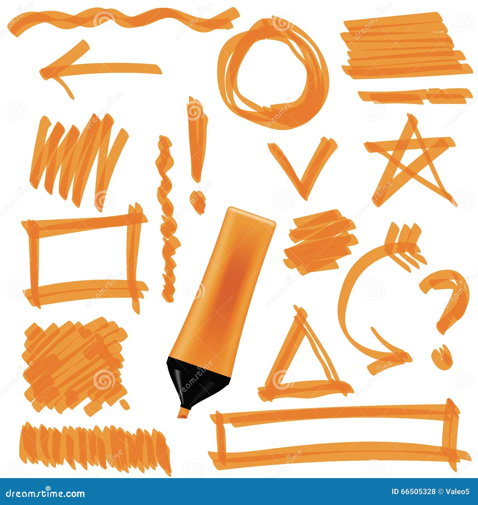 Satz Grafische Zeichen Pfeile, Kreise Vektor Abbildung - Illustration ...