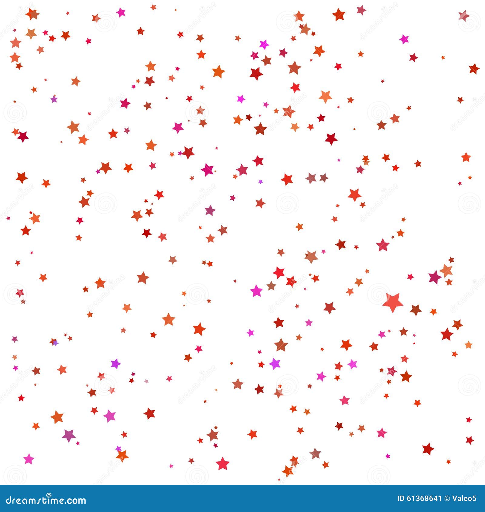 Satz Rot-und Rosa-Sterne vektor abbildung. Illustration von papier ...