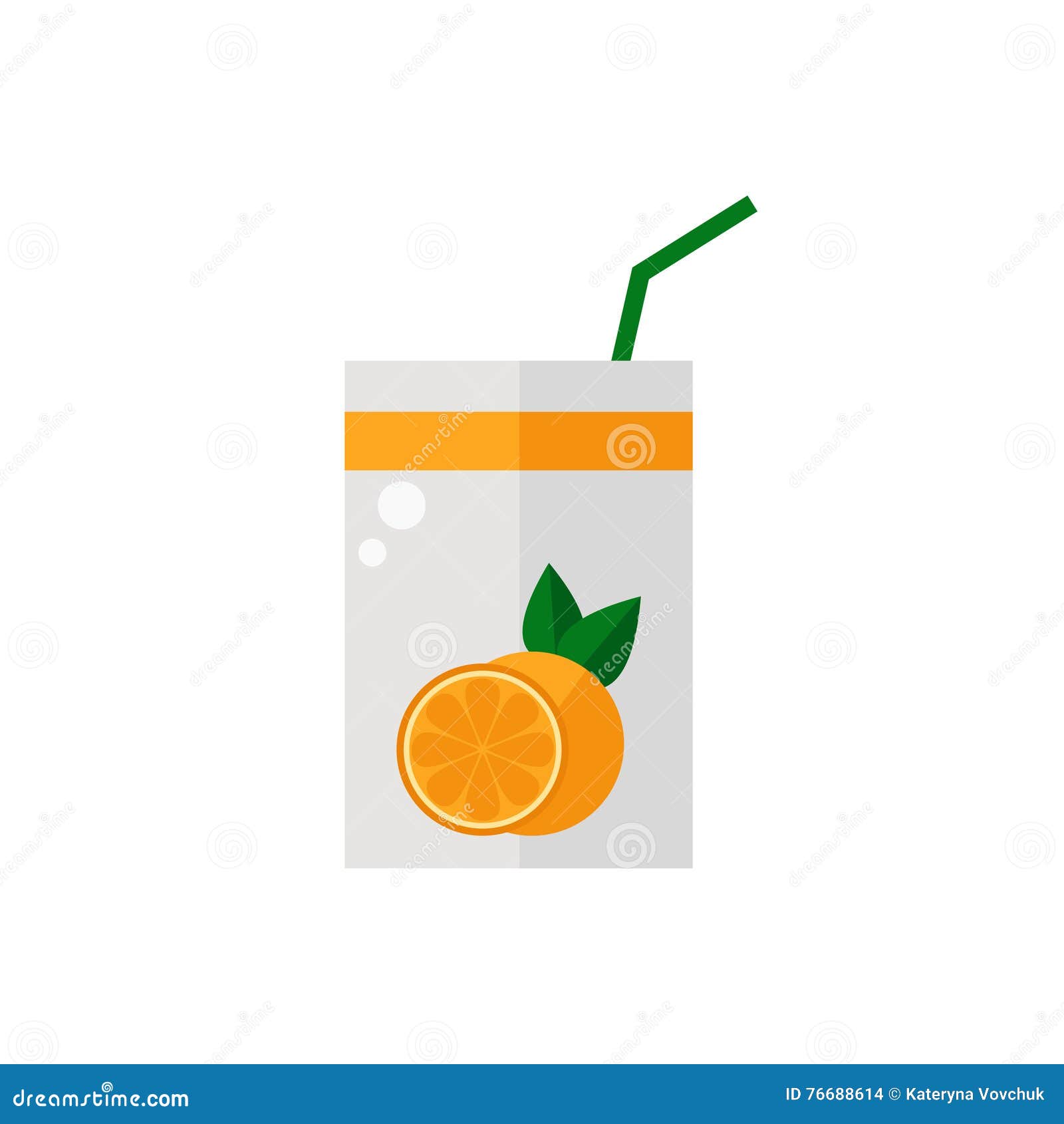 Satz Saft vektor abbildung. Illustration von einbrennen - 76688614