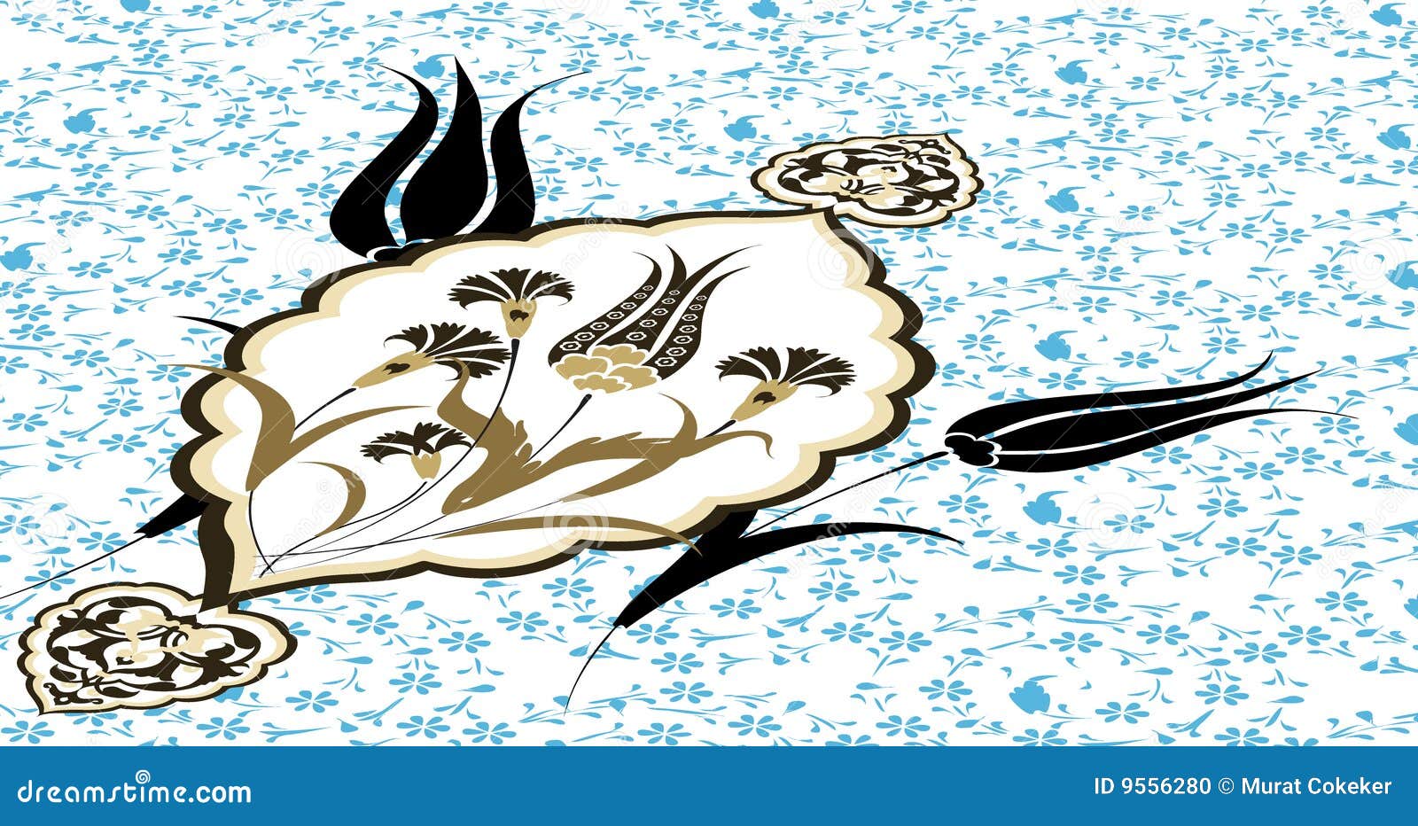 Saubere Auslegung Der Traditionellen Osmane Vektor Abbildung ...