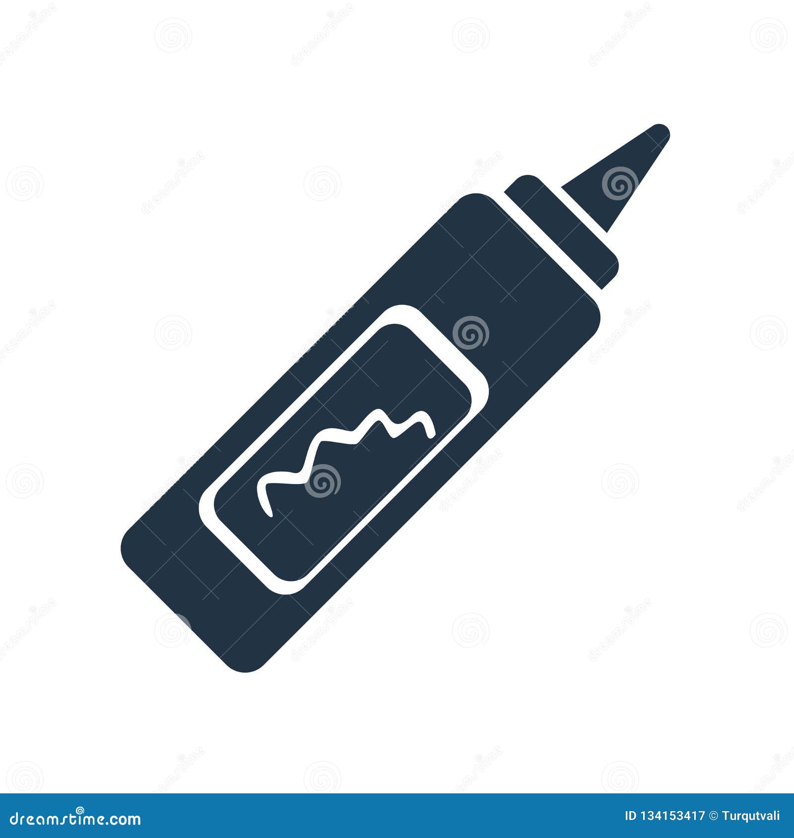 Sauce Icon Vector Isolated on White Background, Sauce Sign Stock Vector ...