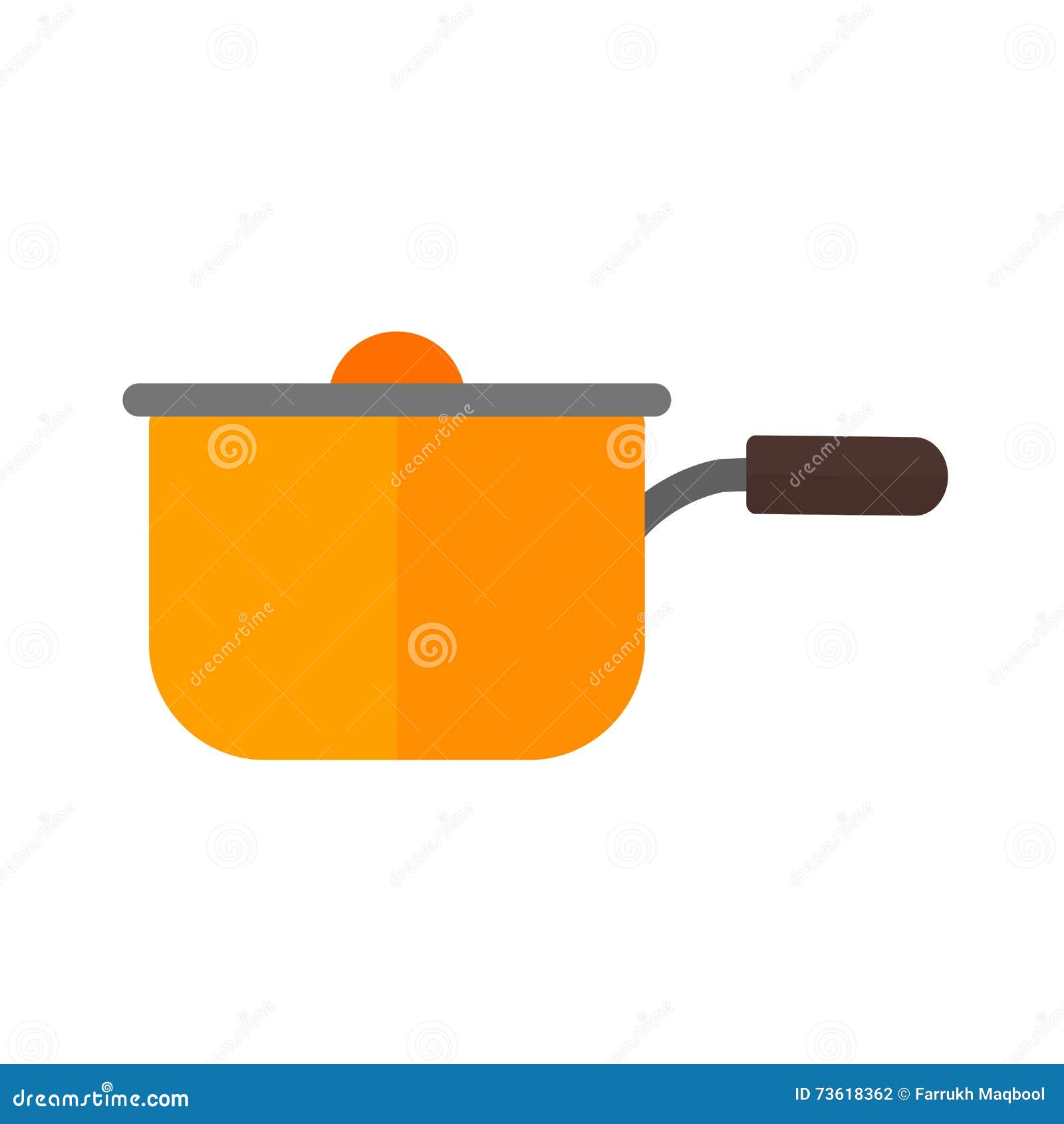 Sauce Pan stock vector. Illustration of dinner, kitchen - 73618362