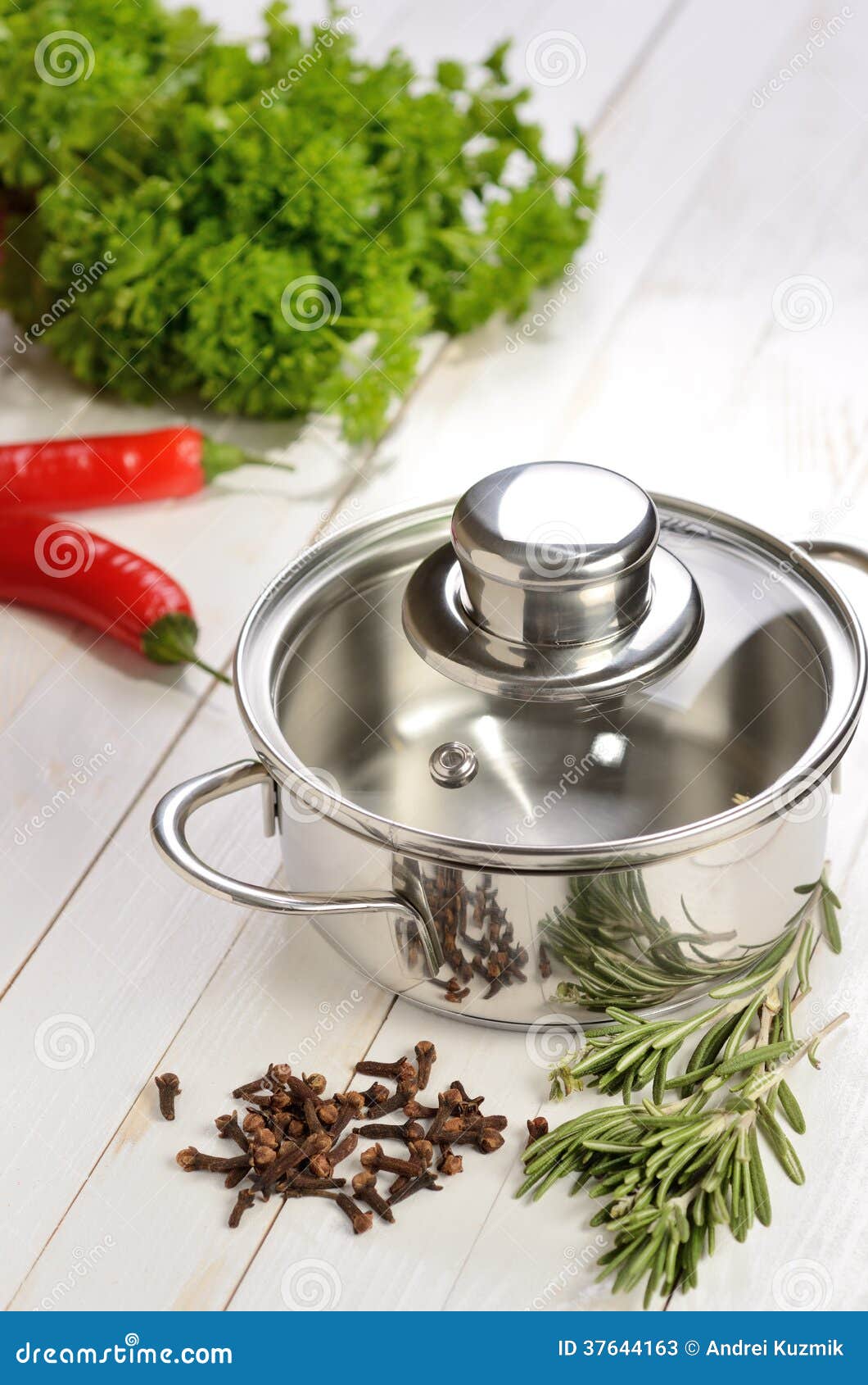Saucepan stock image. Image of rustic, carnation, preparing - 37644163