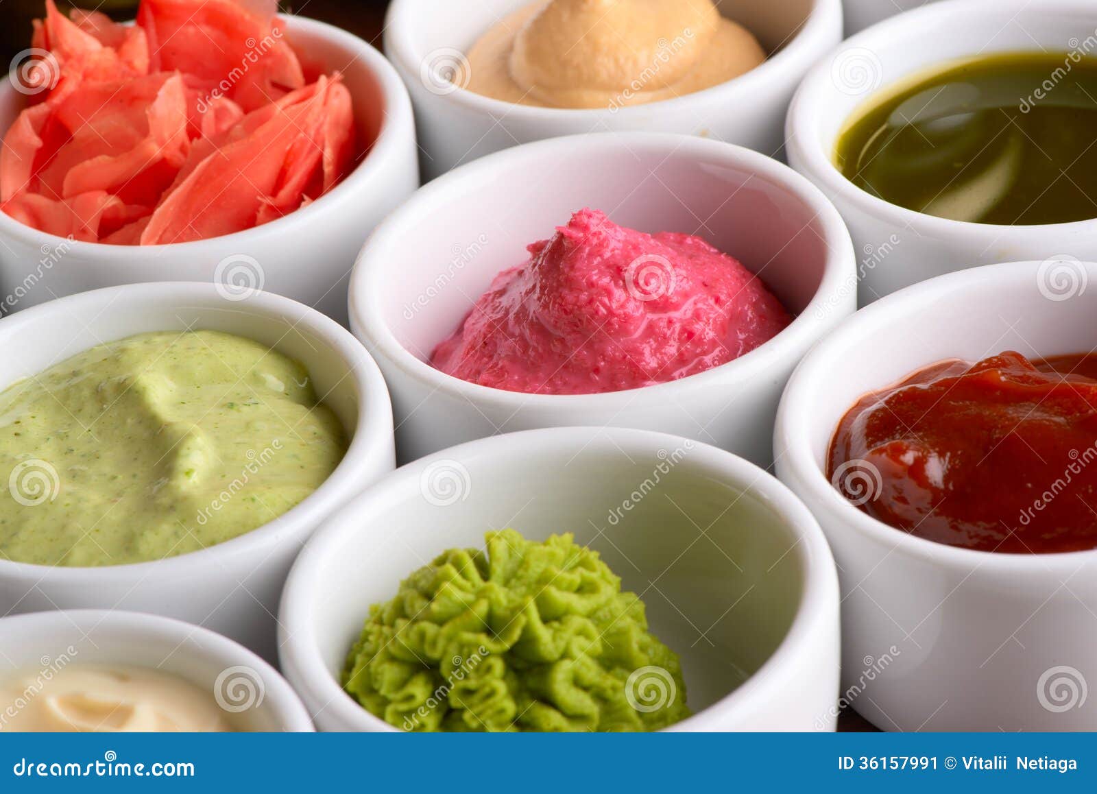 Sauces collection stock image. Image of salad, nutrition - 36157991