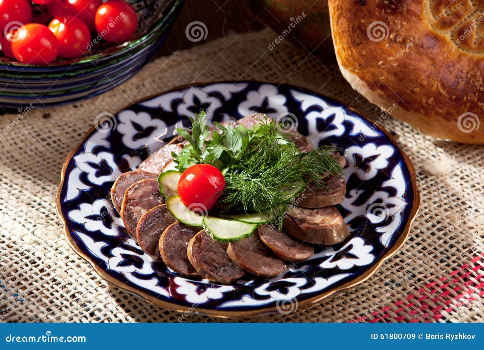 Saucisse de cheval image stock. Image du morceau, gastronomie - 61800709