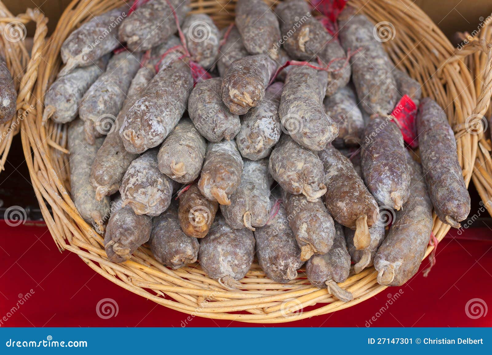 Saucisson or salami stock image. Image of nutrition, produce - 27147301