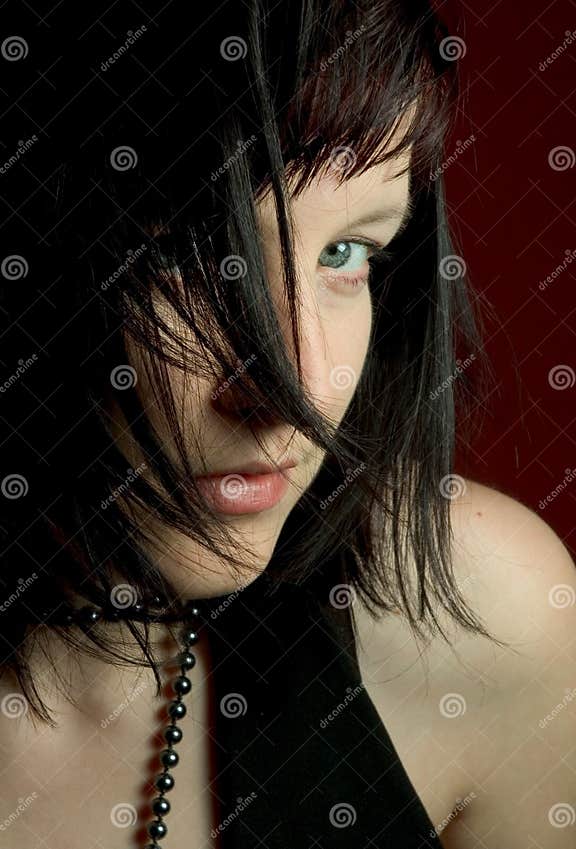Saucy view stock image. Image of copyspace, pierced, girl - 634615