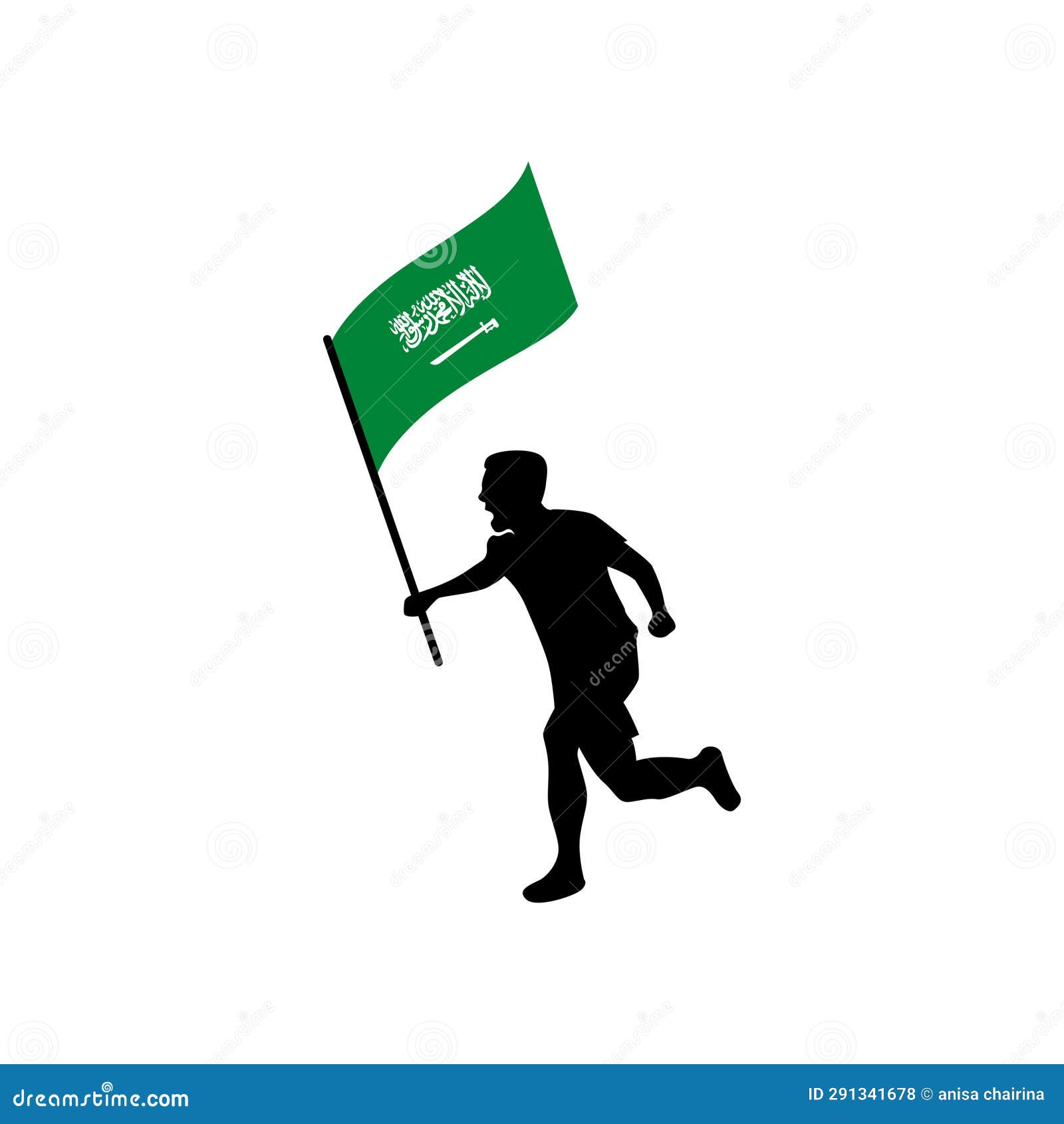Saudi Arabia Element Independence Day Illustration Design Vector Stock ...