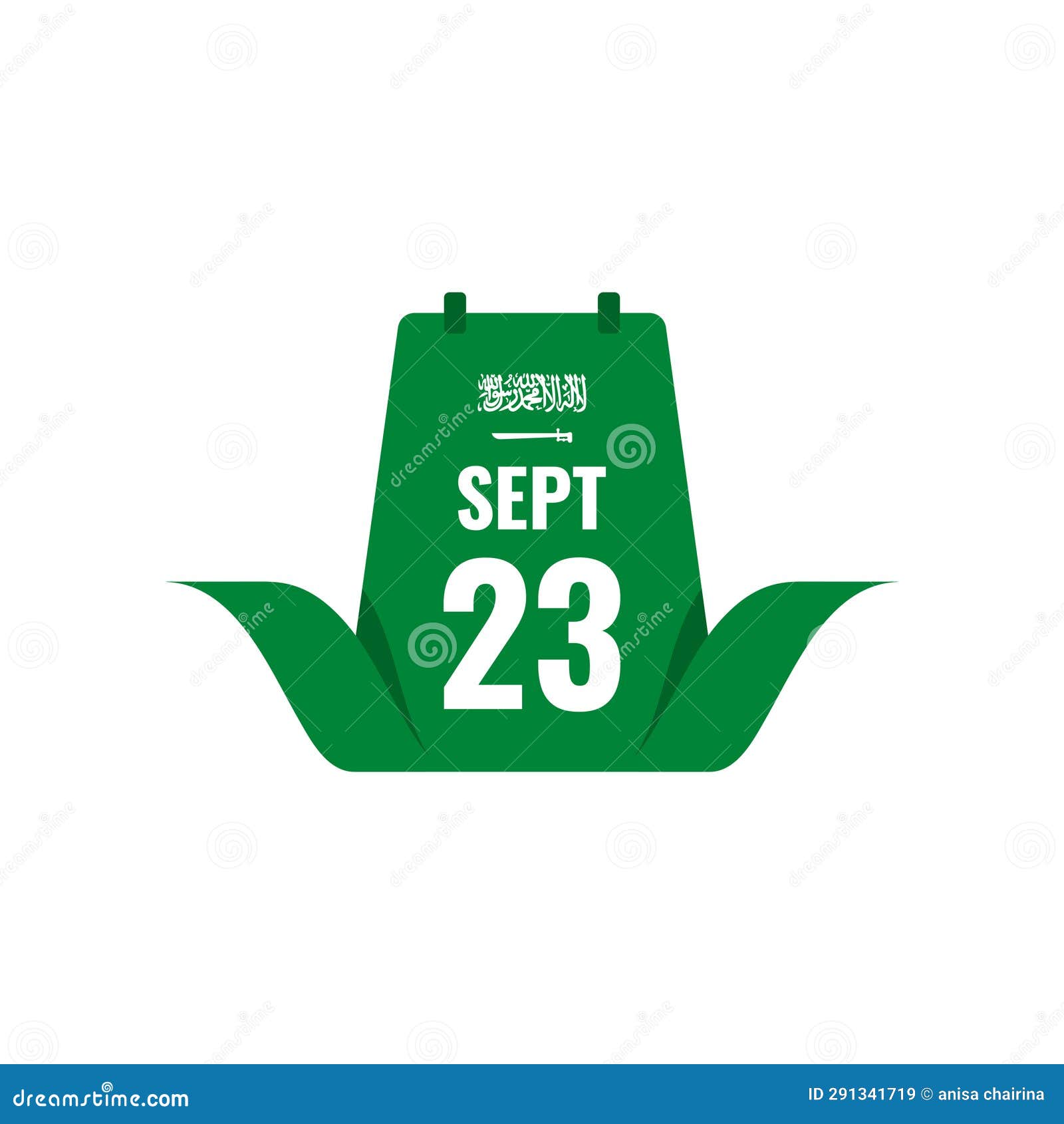 Saudi Arabia Element Independence Day Illustration Design Vector Stock ...
