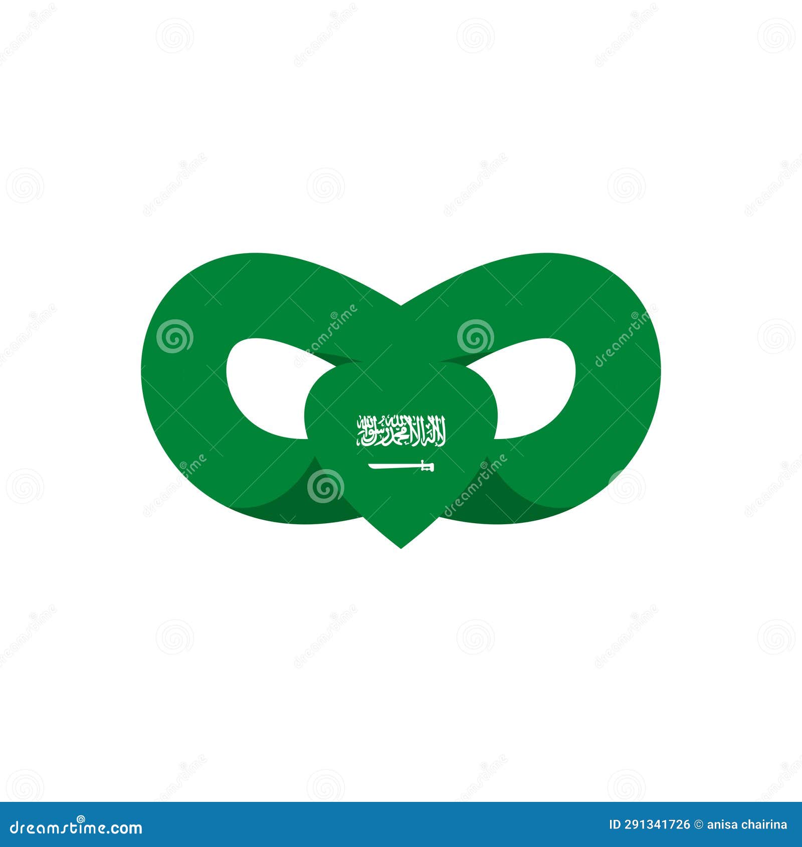 Saudi Arabia Element Independence Day Illustration Design Vector Stock ...