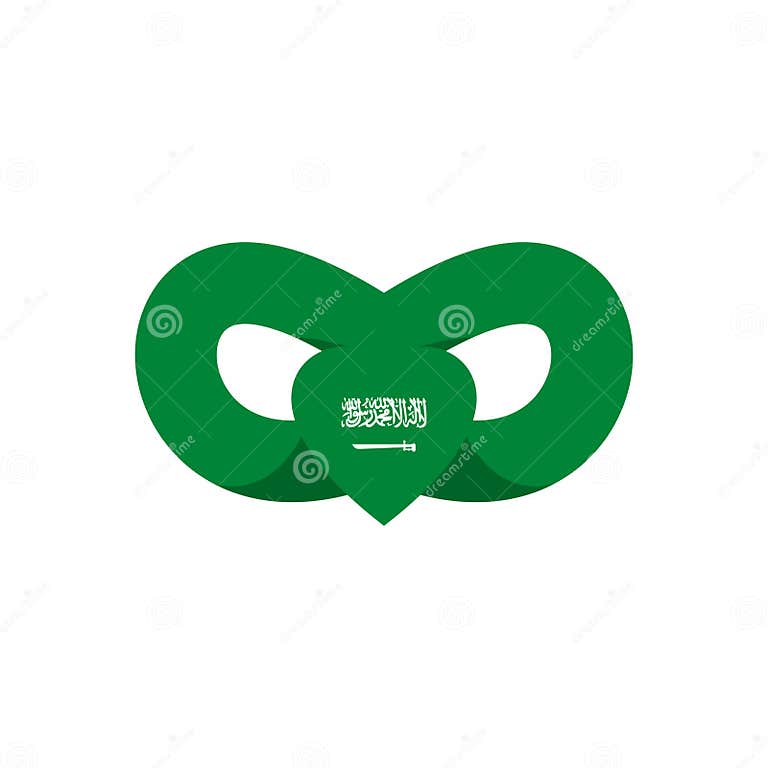 Saudi Arabia Element Independence Day Illustration Design Vector Stock ...