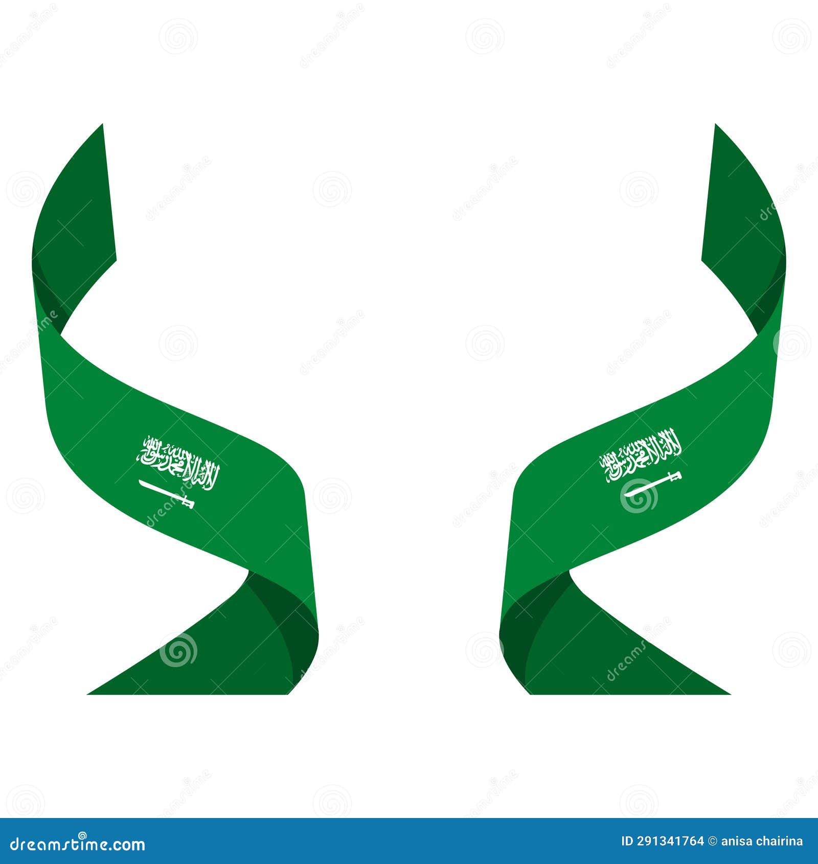 Saudi Arabia Element Independence Day Illustration Design Vector Stock ...
