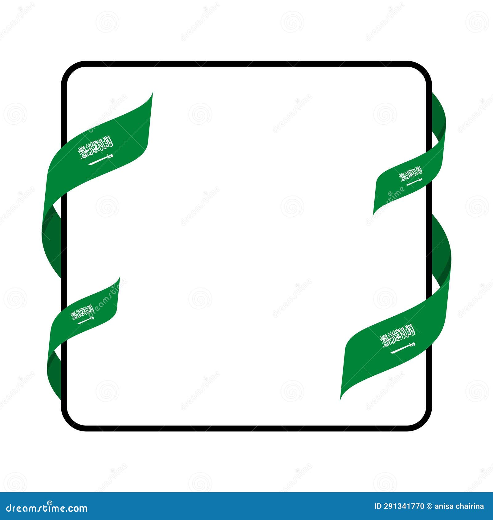 Saudi Arabia Element Independence Day Illustration Design Vector Stock ...