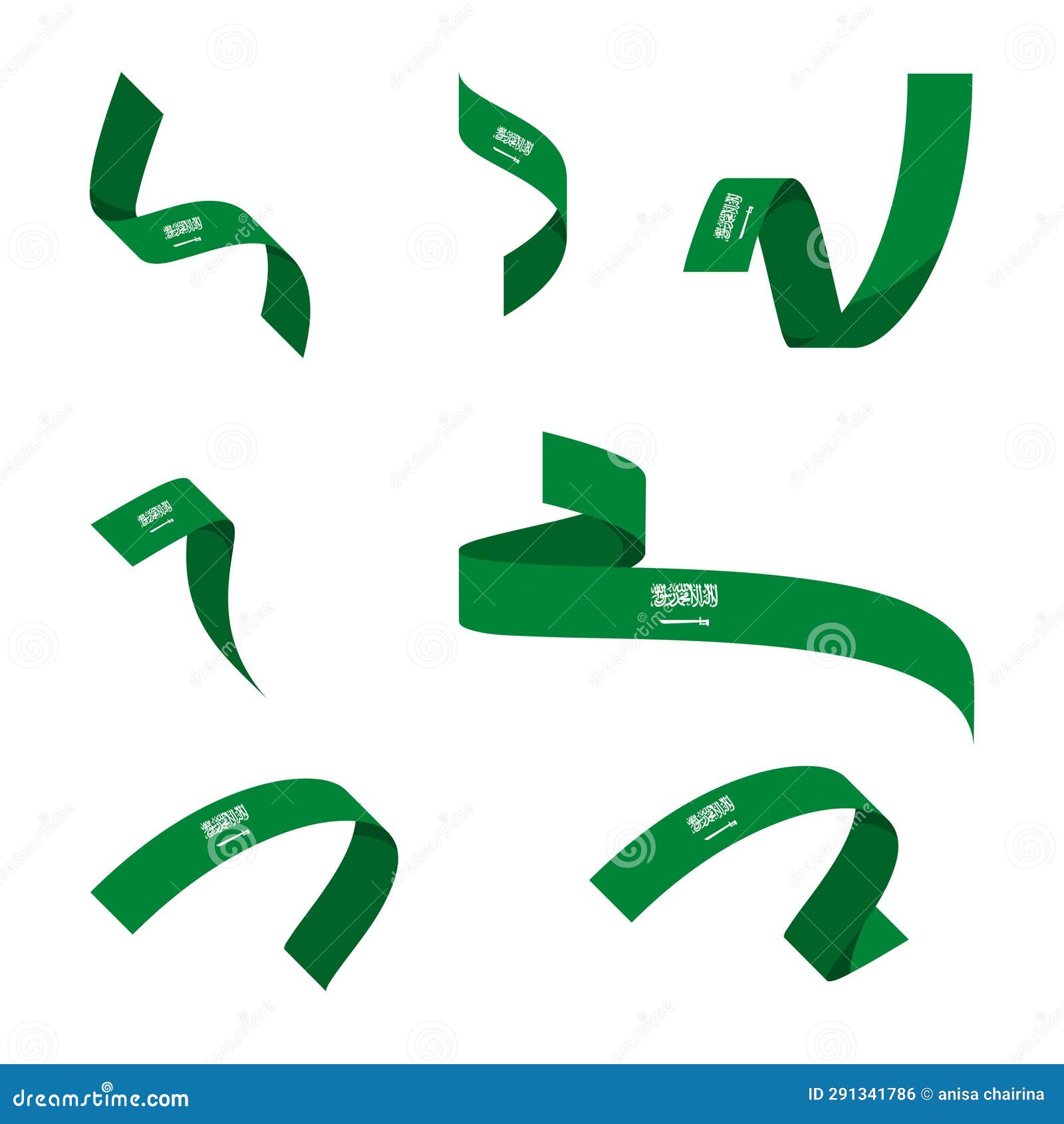 Saudi Arabia Element Independence Day Illustration Design Vector Stock ...