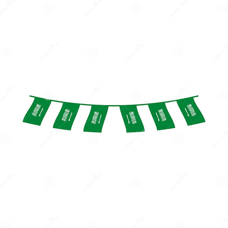 Saudi Arabia Element Independence Day Illustration Design Vector Stock ...