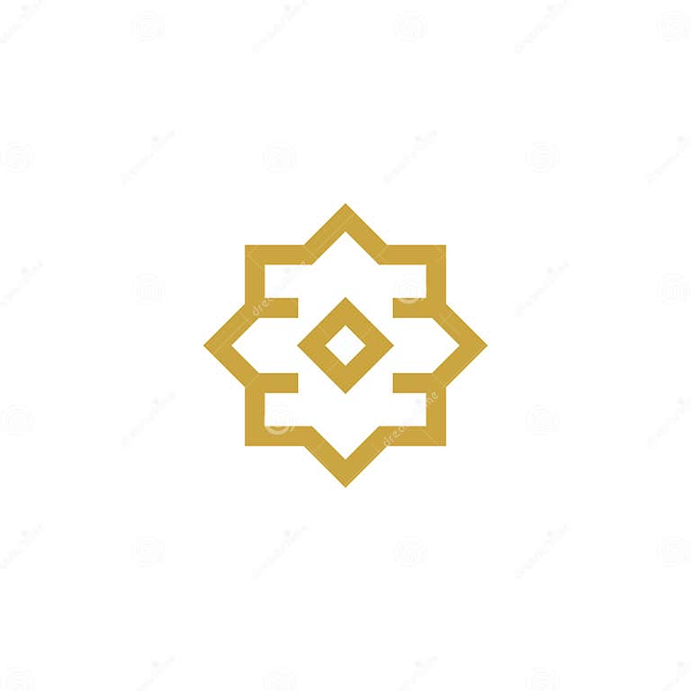 Saudi Arabia Frame Pattern Design. Arabic Frame Stock Illustration ...