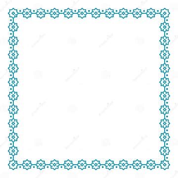 Saudi Arabia Frame Pattern Design. Arabic Frame Stock Illustration ...