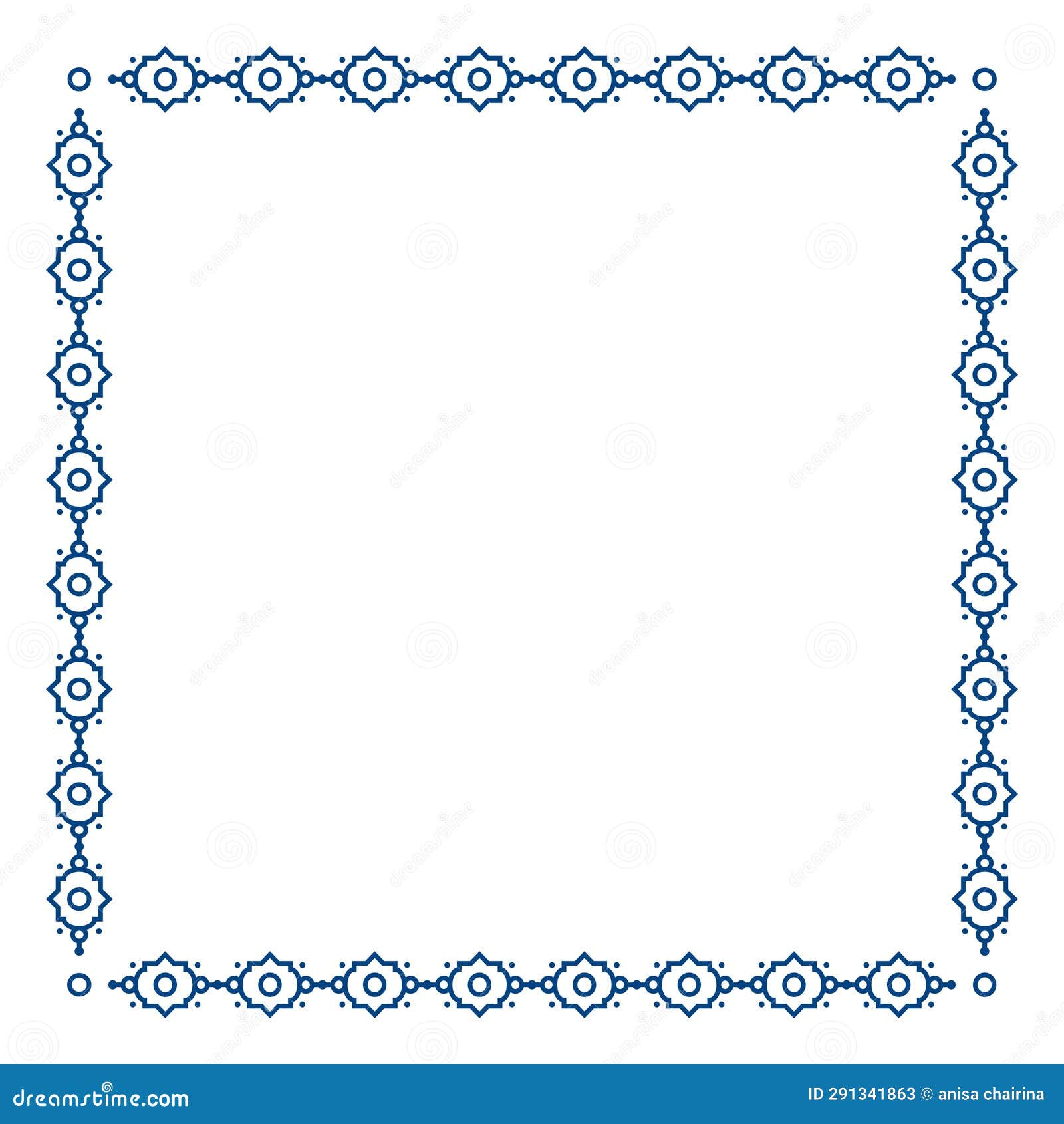 Saudi Arabia Frame Pattern Design. Arabic Frame Stock Illustration ...