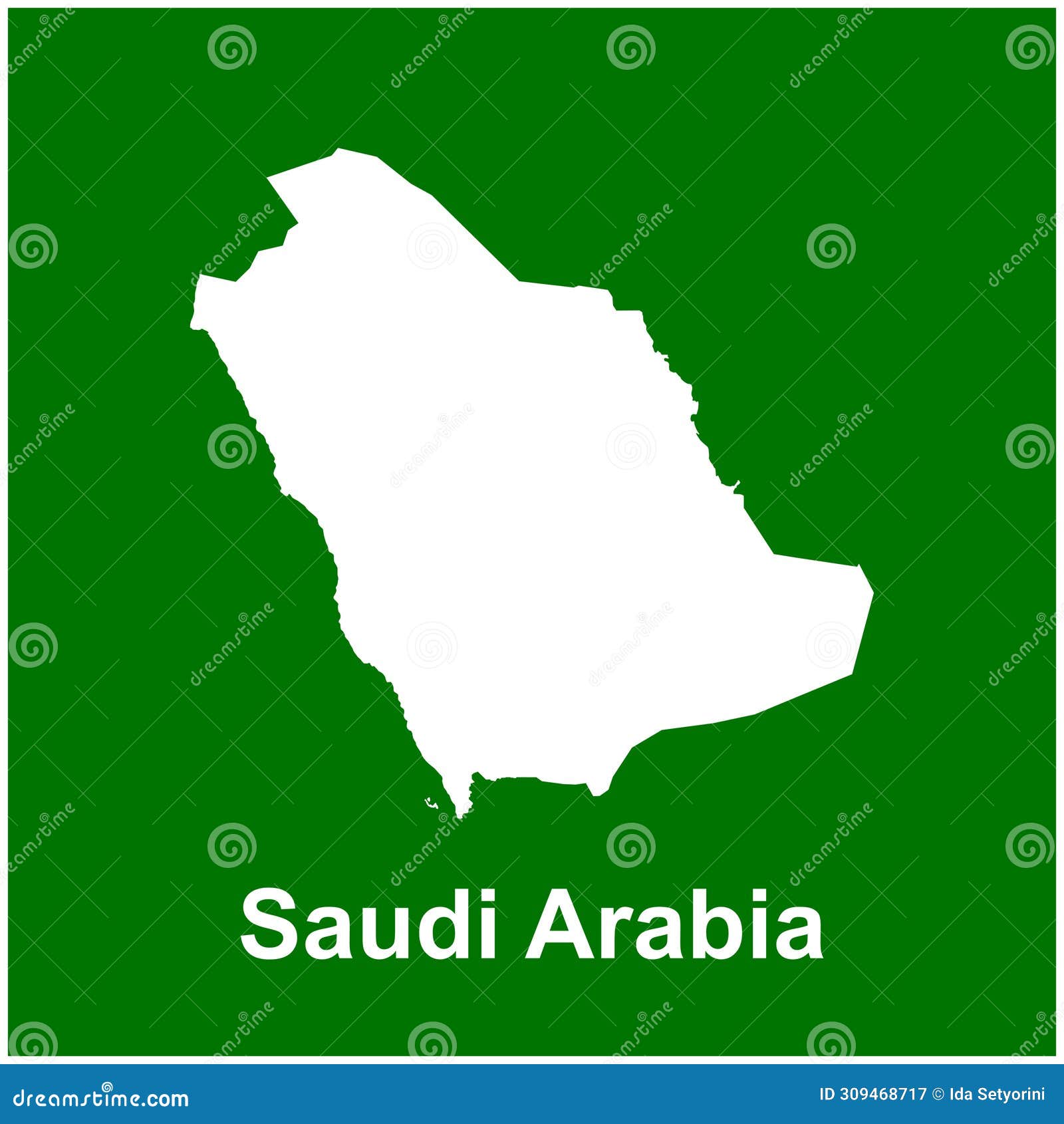 Saudi Arabia Map Icon Vector Stock Illustration - Illustration of asia ...