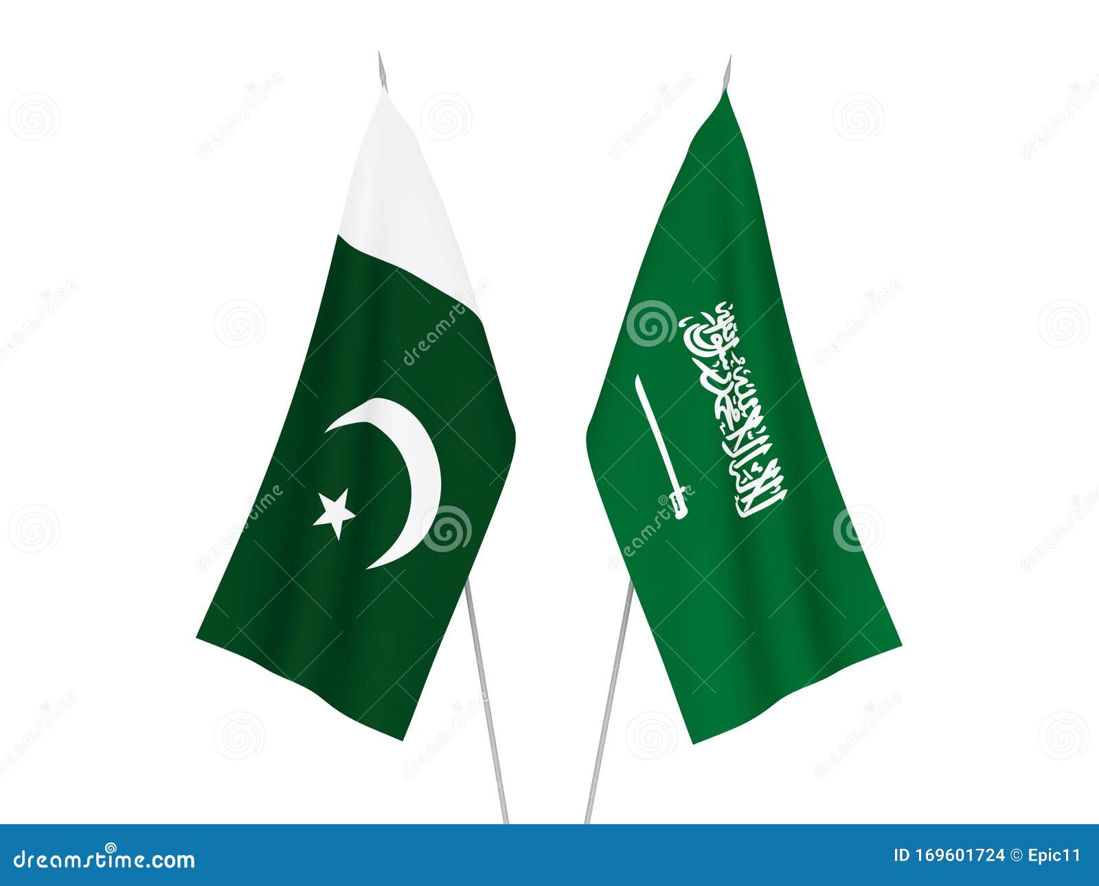 Saudi Arabia and Pakistan Flags Stock Illustration - Illustration of ... Saudi Arabia and Pakistan Flags Stock Illustration - Illustration of ...