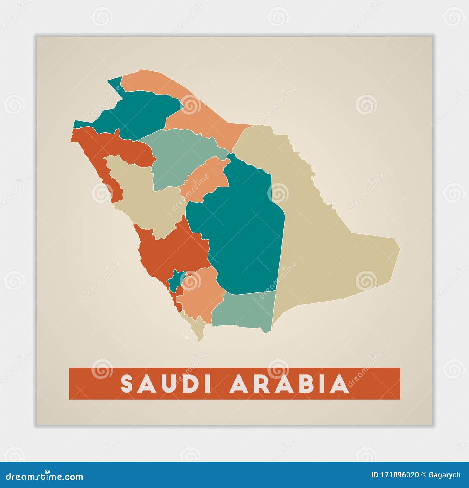 Saudi Arabia Poster Stock Vector Illustration Of Isolated 171096020