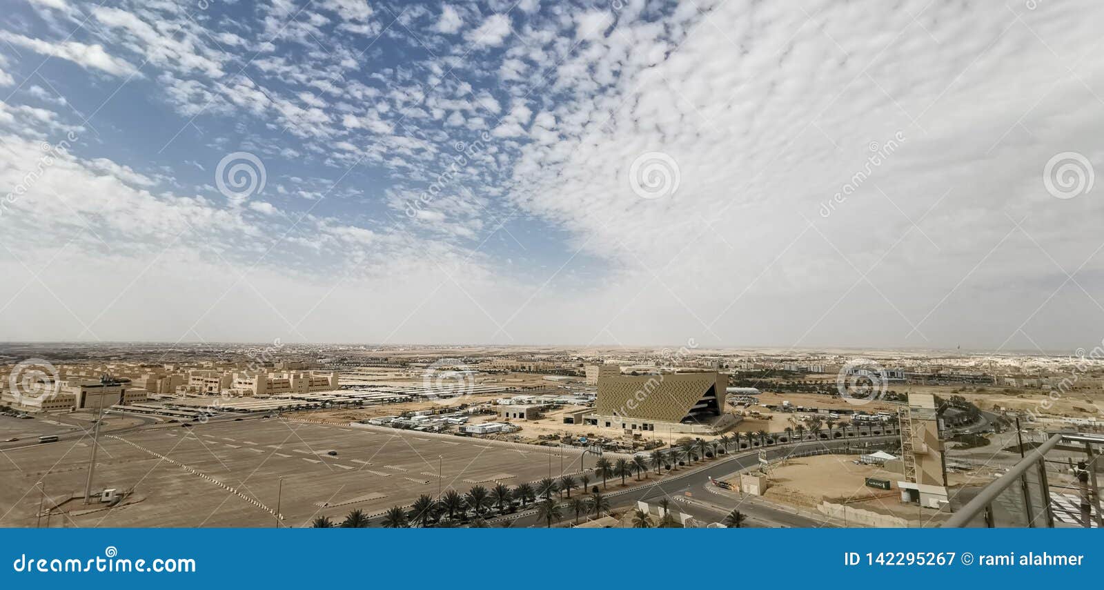 Saudi Arabia Sky Clouds Beautiful Construction Concrete Sky Stock Image ...