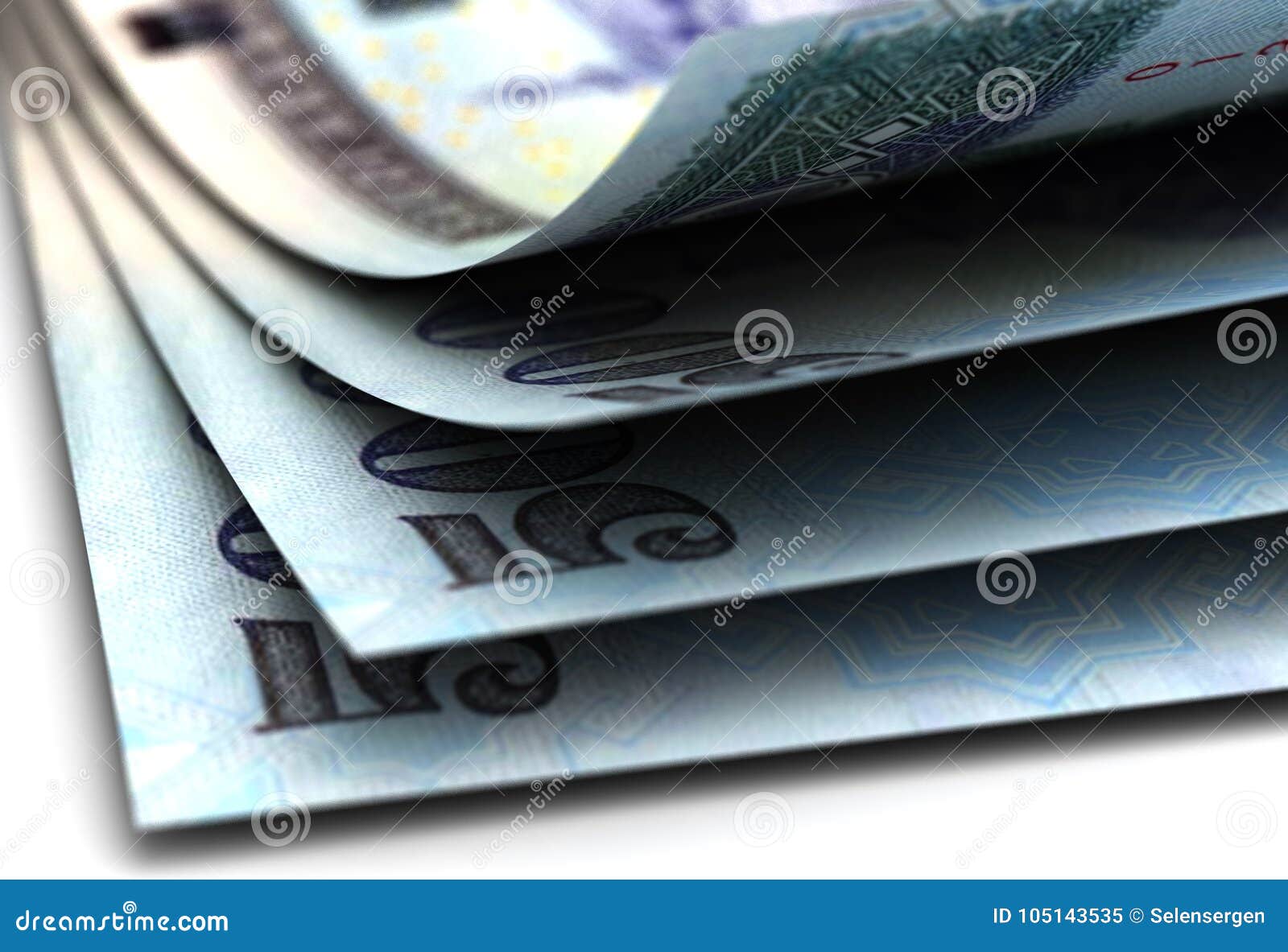 Saudi Arabian Riyals Closeup Stock Illustration - Illustration of ...