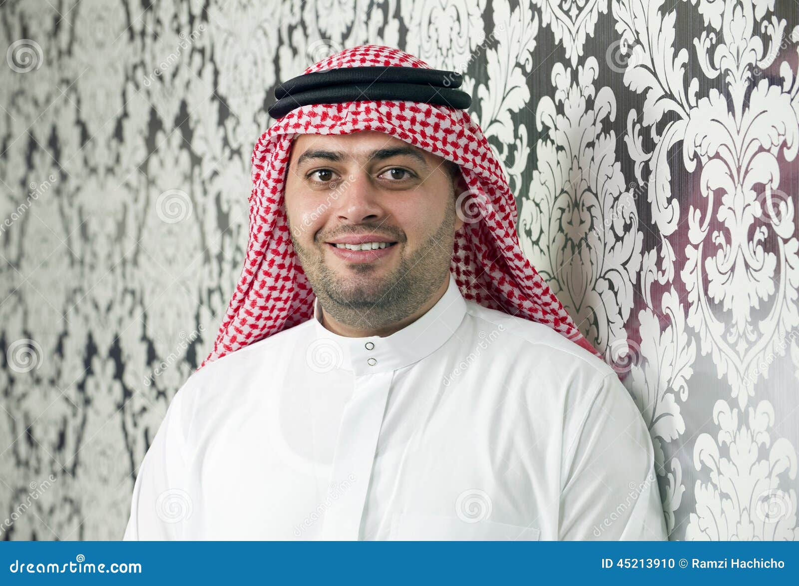 Saudi Arabian Young Businessman Posing Stock Photo - Image of business ...