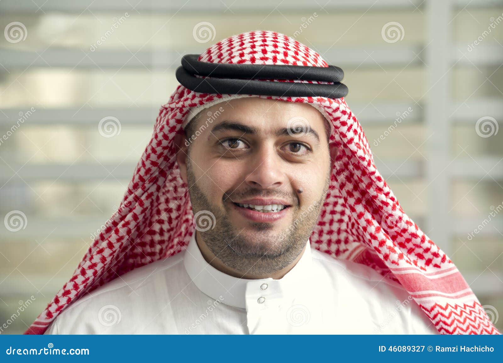 Saudi Arabian Young Businessman Standing in the Office Stock Image ...