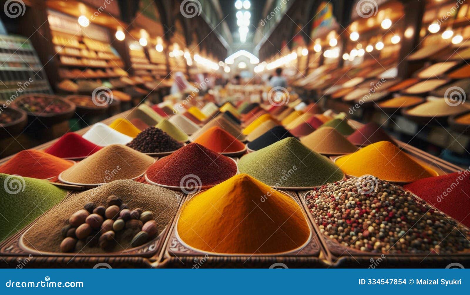 A Saudi Market Stall Selling Spices Stock Photo - Image of middle ...