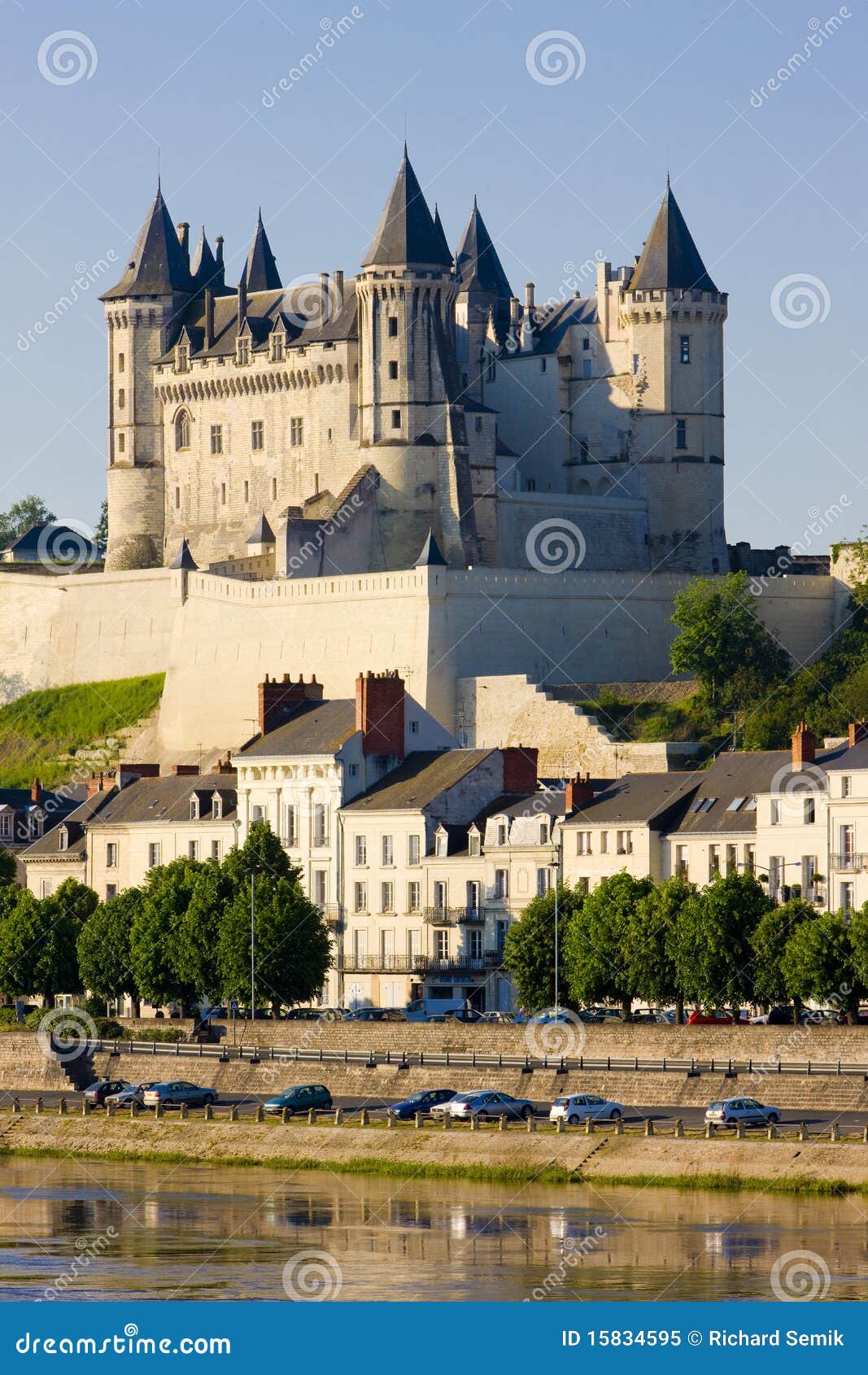 Saumur stock image. Image of loire, river, palace, historical - 15834595